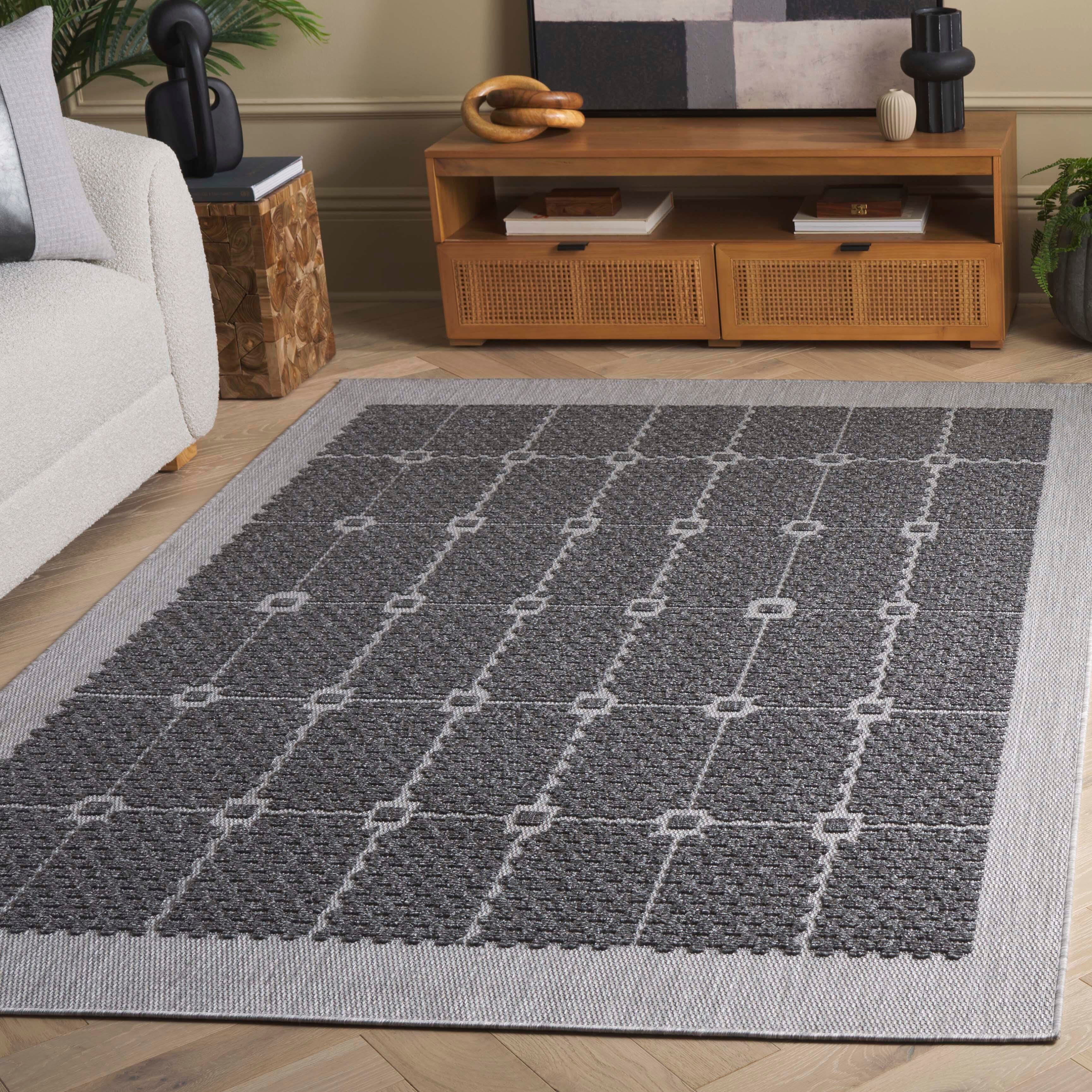 Click here for Safavieh Milos Stine 8 x 10 Area Rug  Charcoal prices