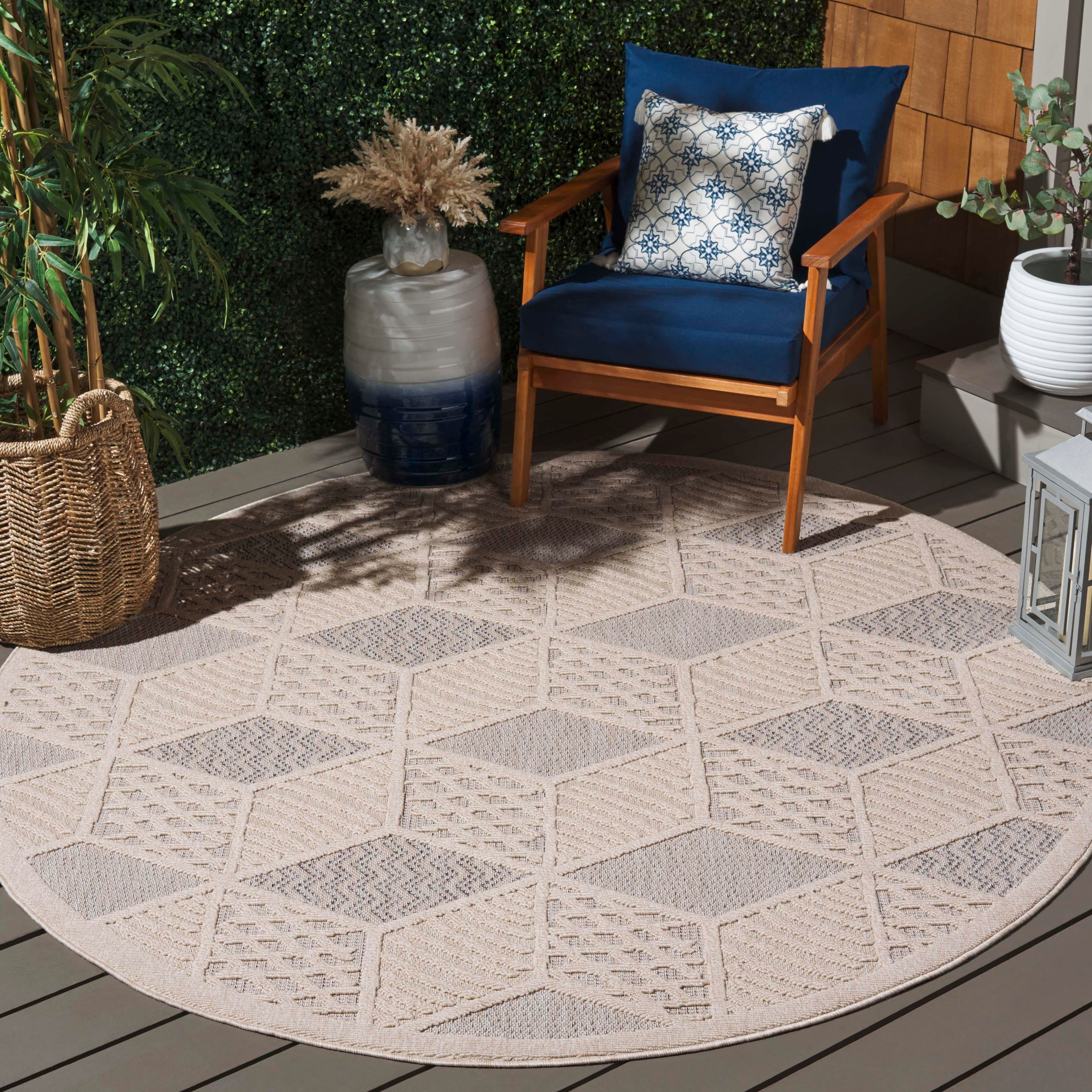 Click here for Safavieh Milos Iole 6 7 x Round Area Rug  Ivory prices