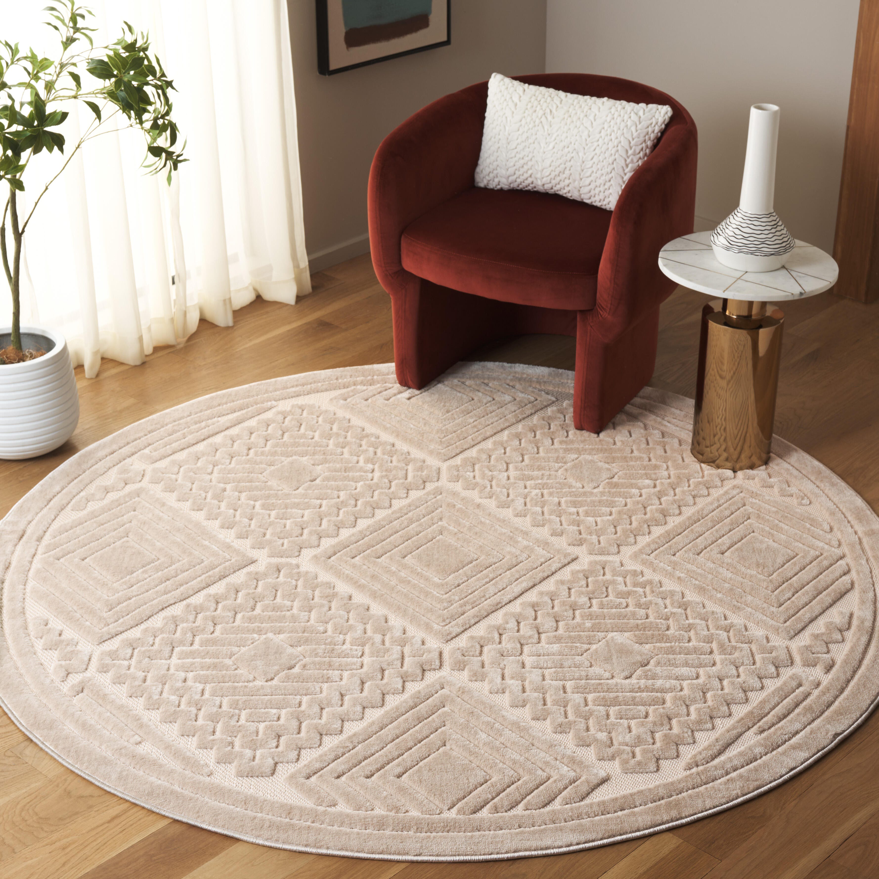 Click here for Safavieh Selena Liselotte 6 7 x 6 7 Round Area Rug... prices