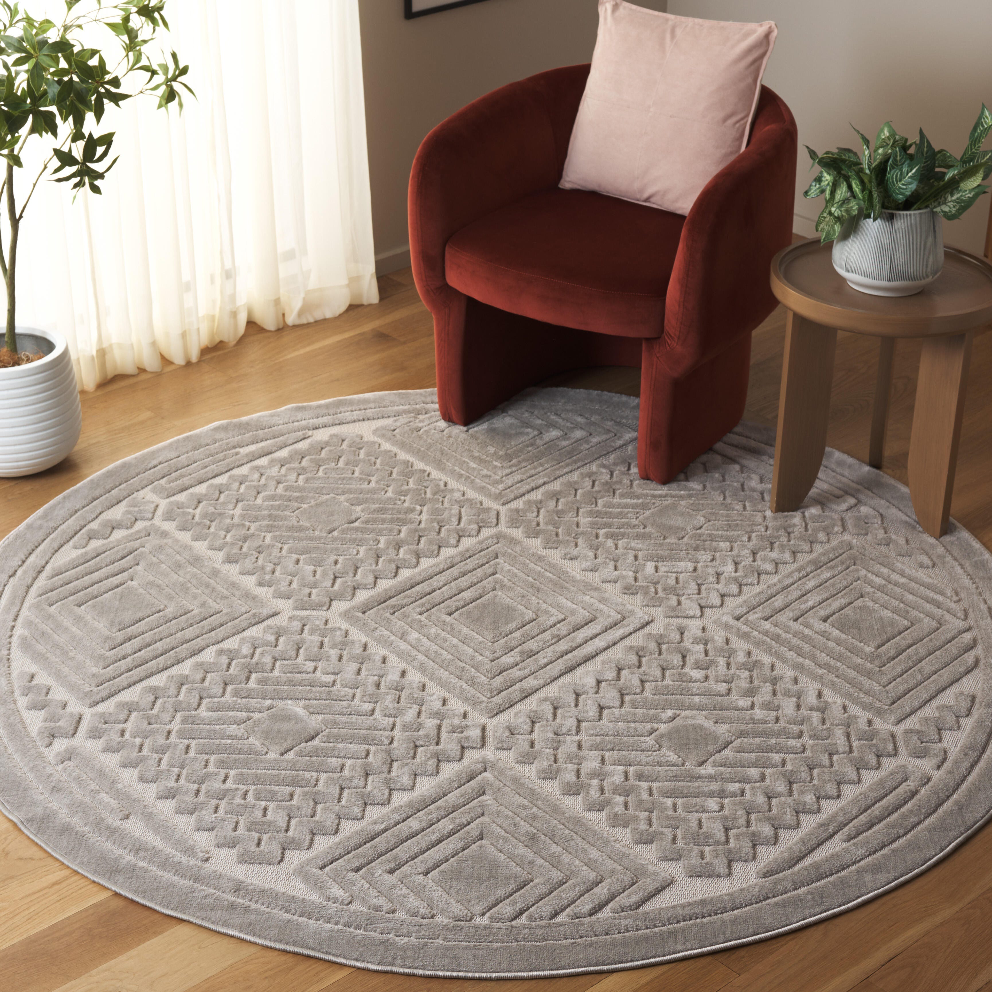Click here for Safavieh Selena Liselotte 6 7 x Round Area Rug  Gr... prices