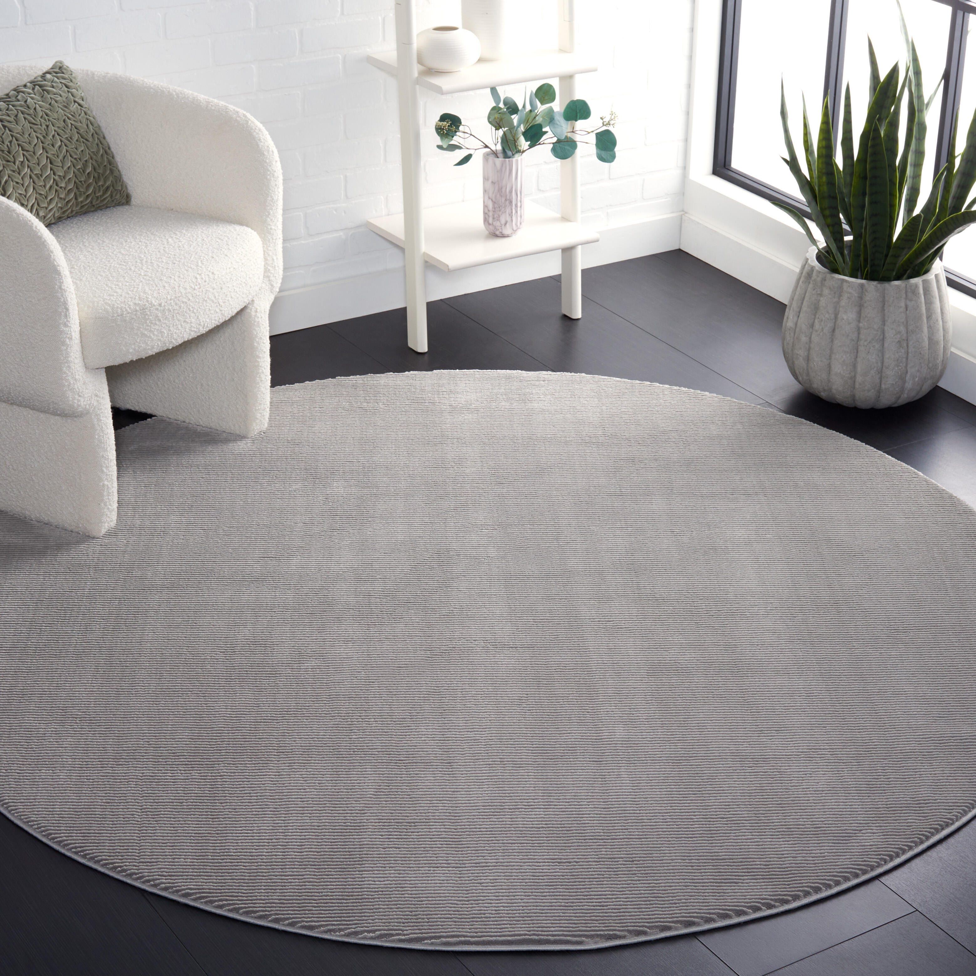 Click here for Safavieh Revive Safeta 6 7 x Round Area Rug  Gray prices