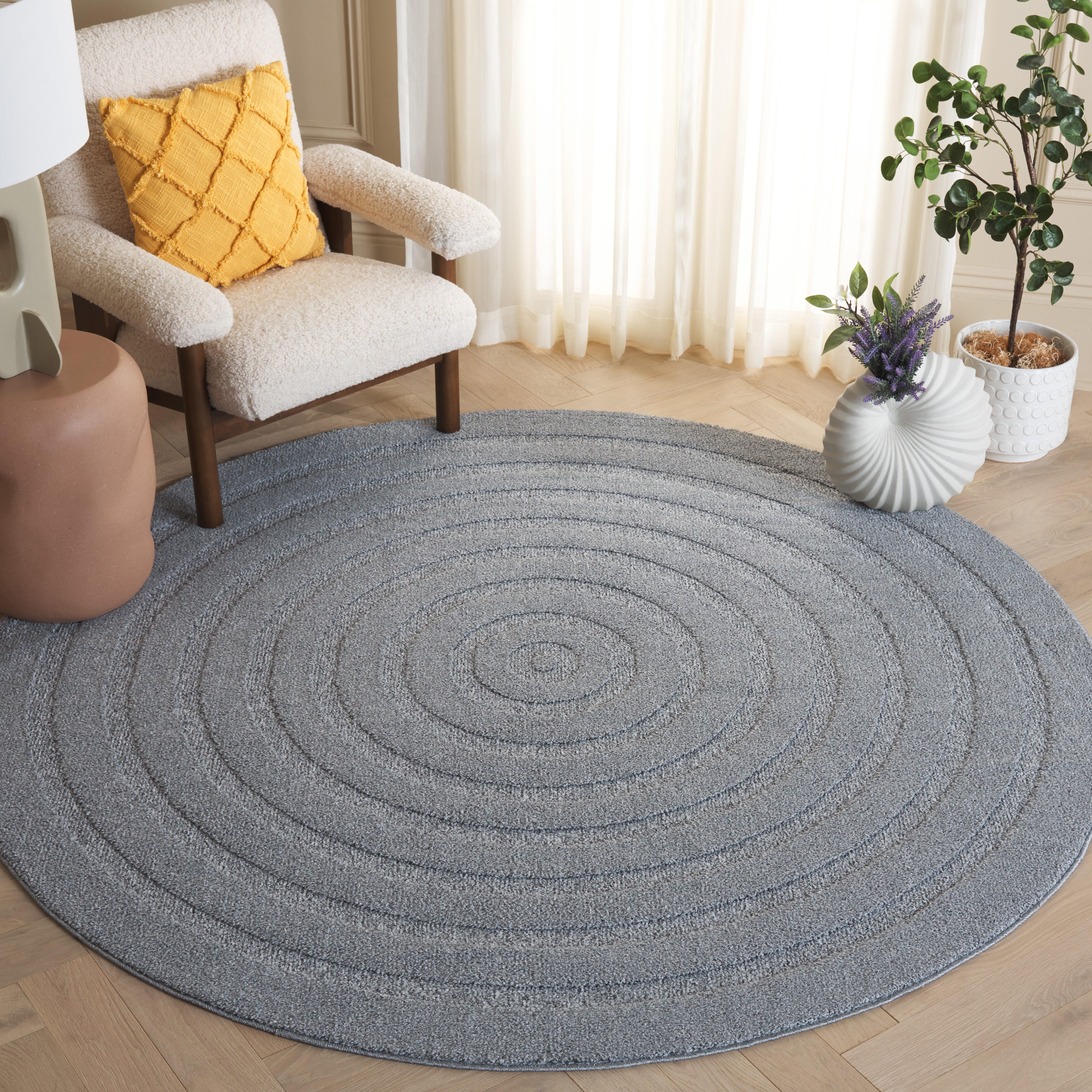 Click here for Safavieh Ramona 6 7 x Round Area Rug  Gray prices