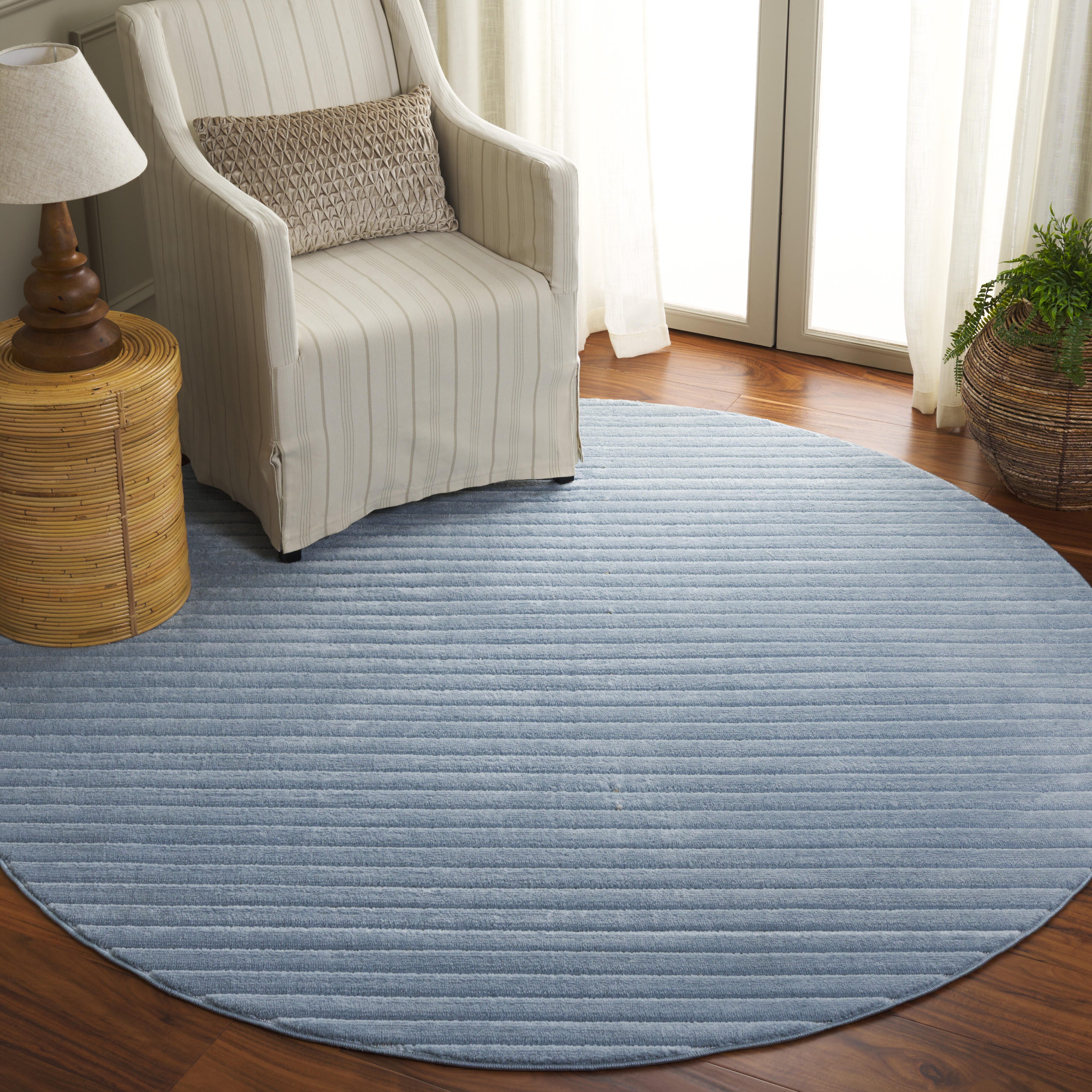Click here for Safavieh Selena Brunetta 6 7 x Round Area Rug  Blu... prices