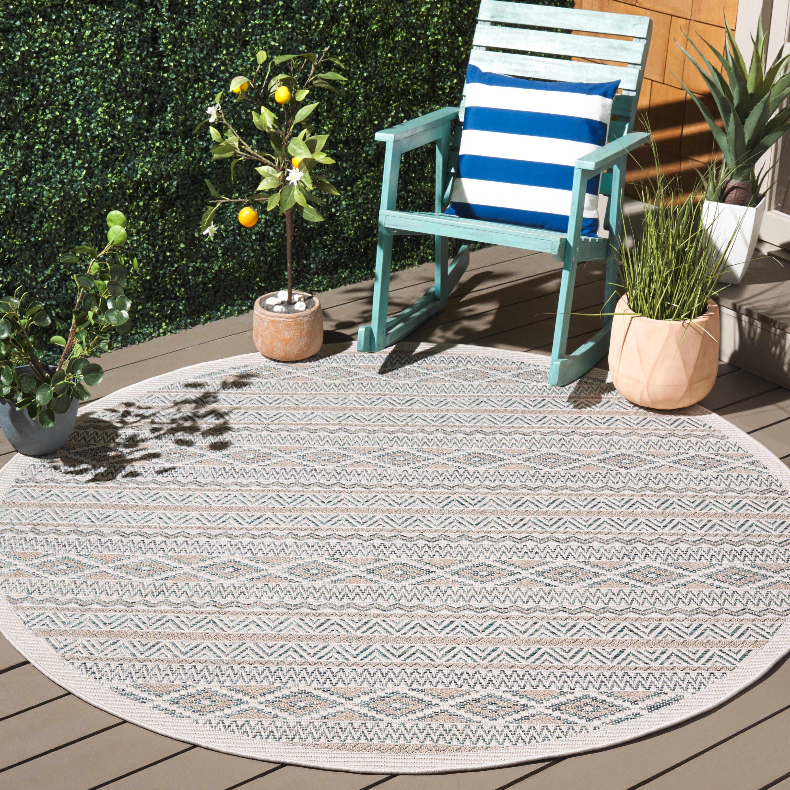 Click here for Safavieh Wicker Subhra 6 7 x 6 7 Round Area Rug  A... prices
