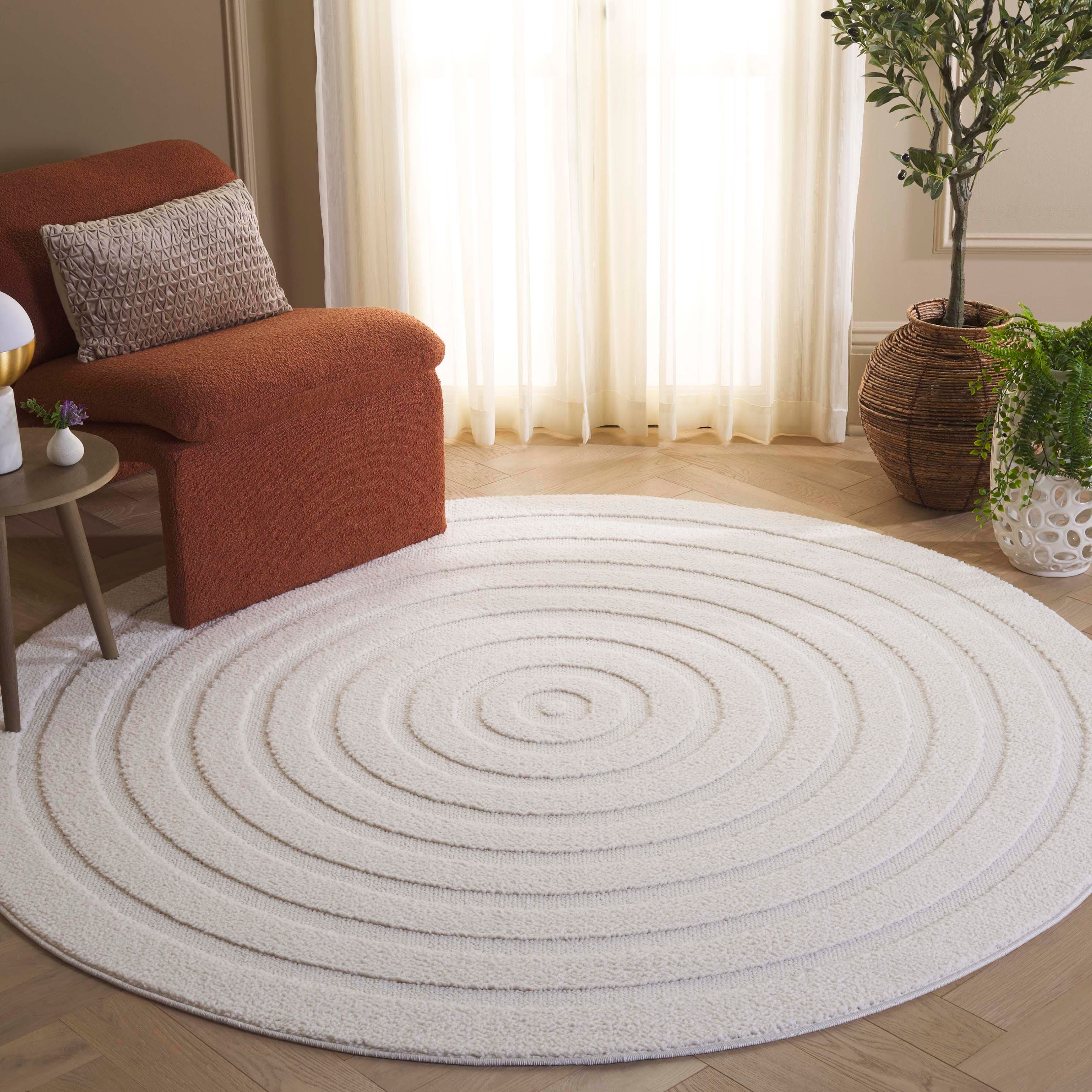 Click here for Safavieh Ramona 6 7 x 6 7 Round Area Rug  Ivory prices