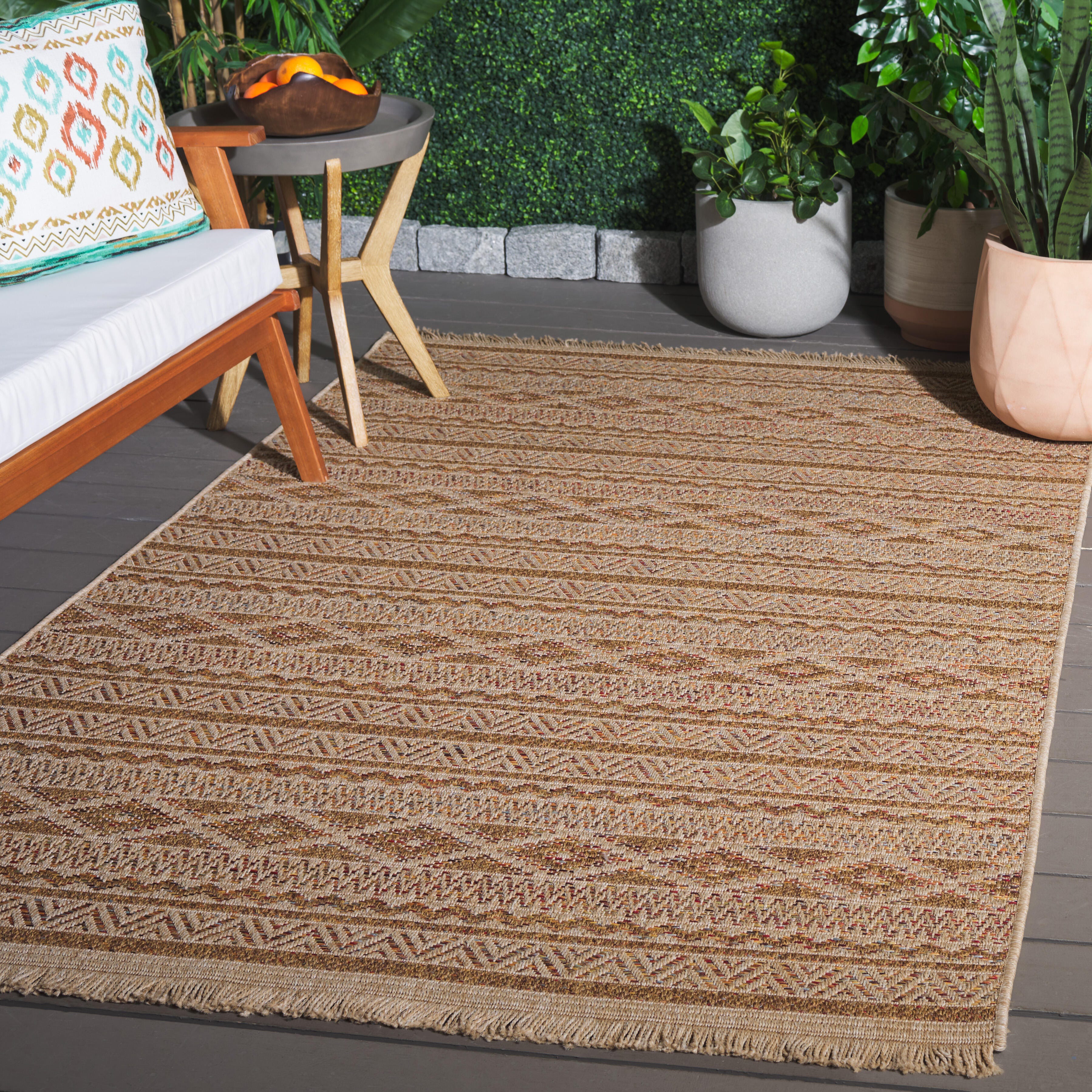 Click here for Safavieh Wicker Subhra 9 x 12 Area Rug  Natural/Br... prices