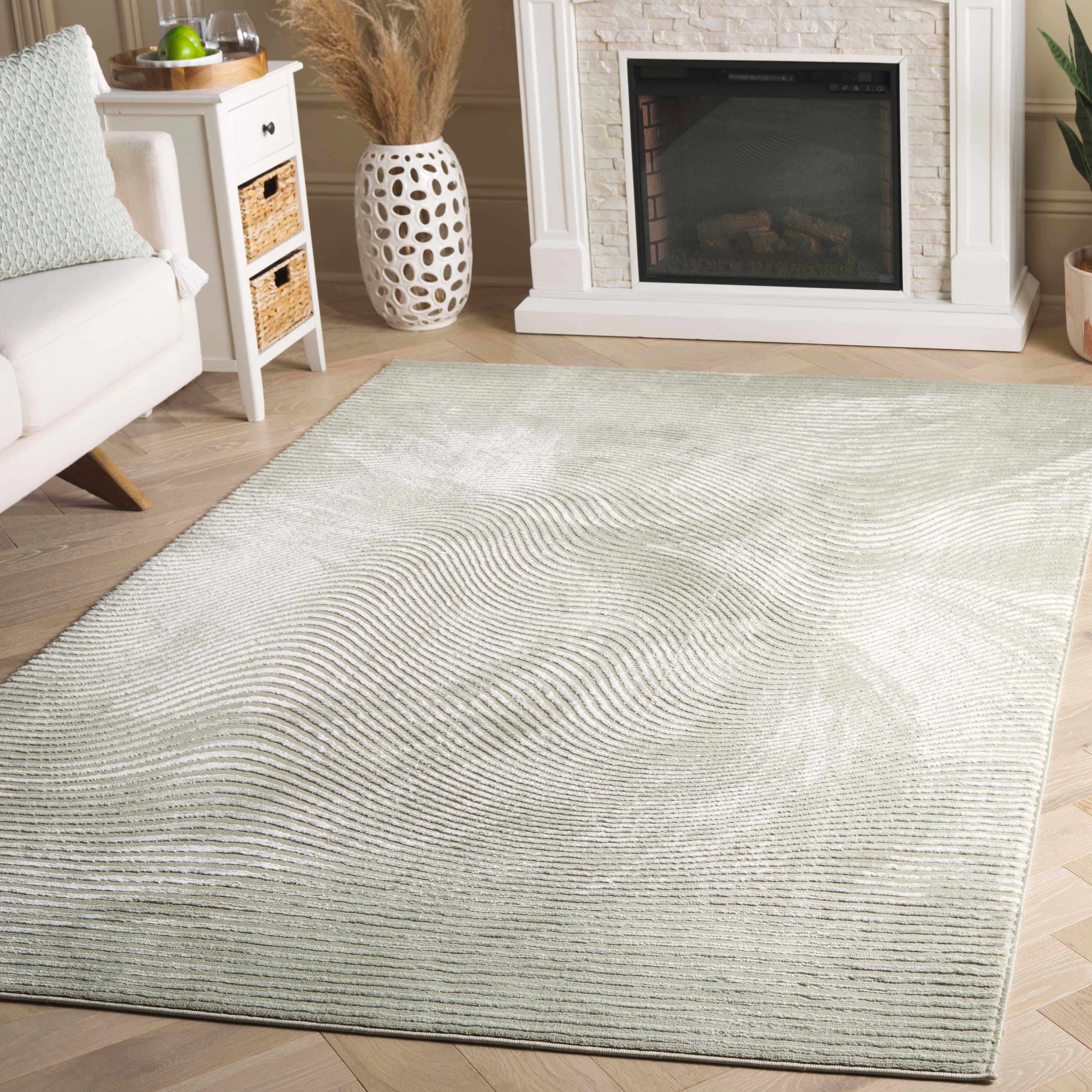 Click here for Safavieh Revive Fennigje 9 x 12 Area Rug  Sage/Ivo... prices