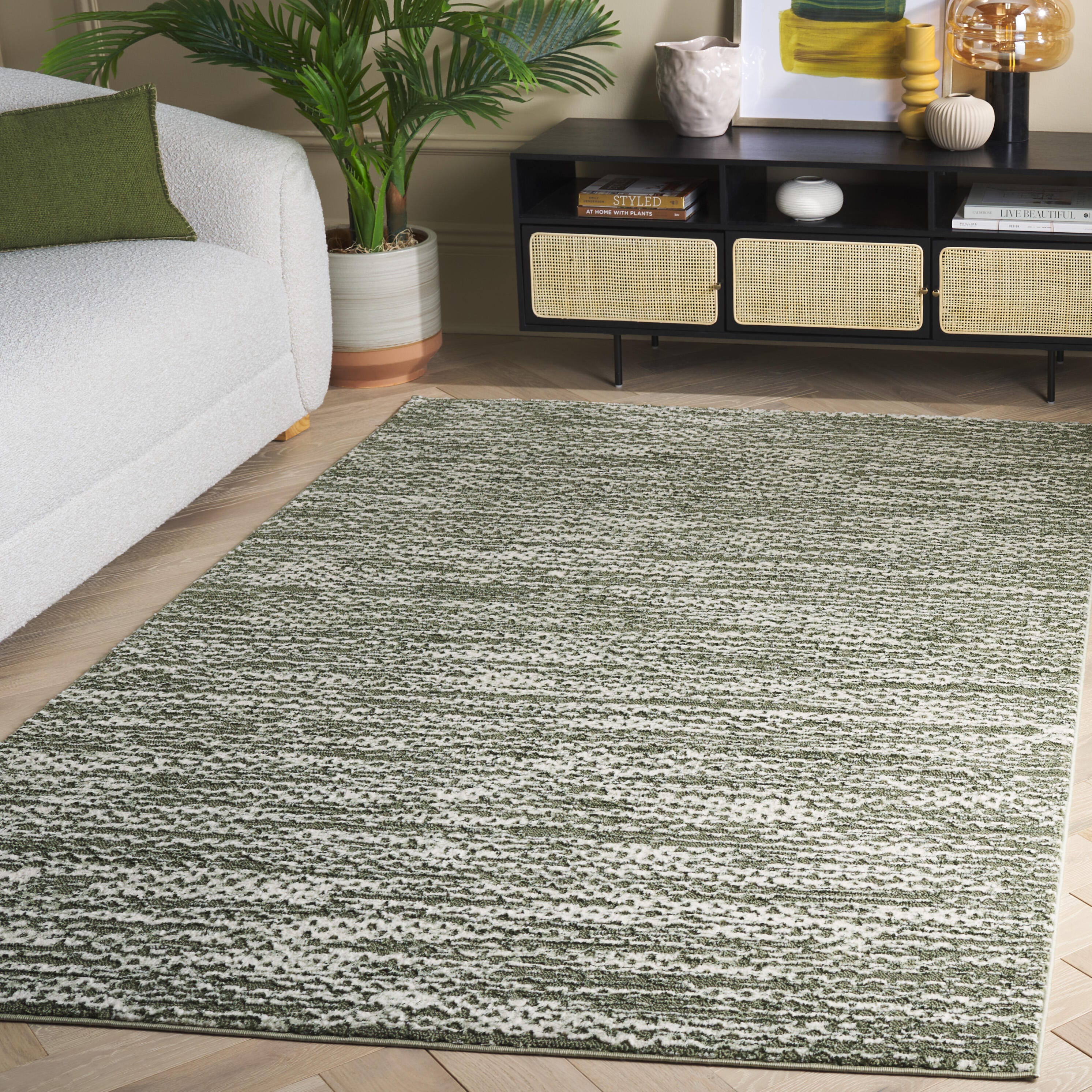 Click here for Safavieh Revive Rolfke 5 3 x 7 7 Area Rug  Sage/Iv... prices
