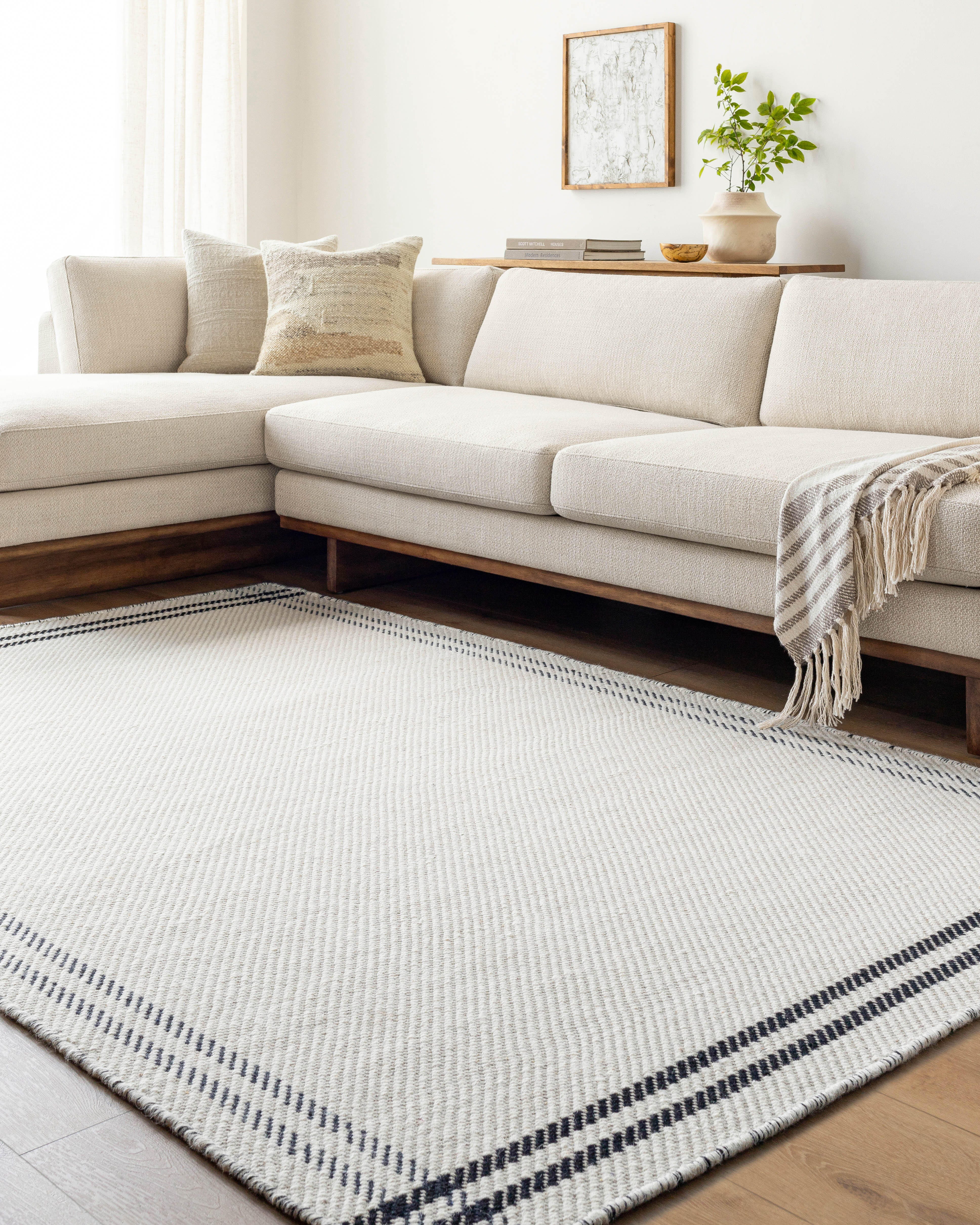 Click here for Livabliss Mardin Boarder 36 x 56 Area Rug  Light G... prices