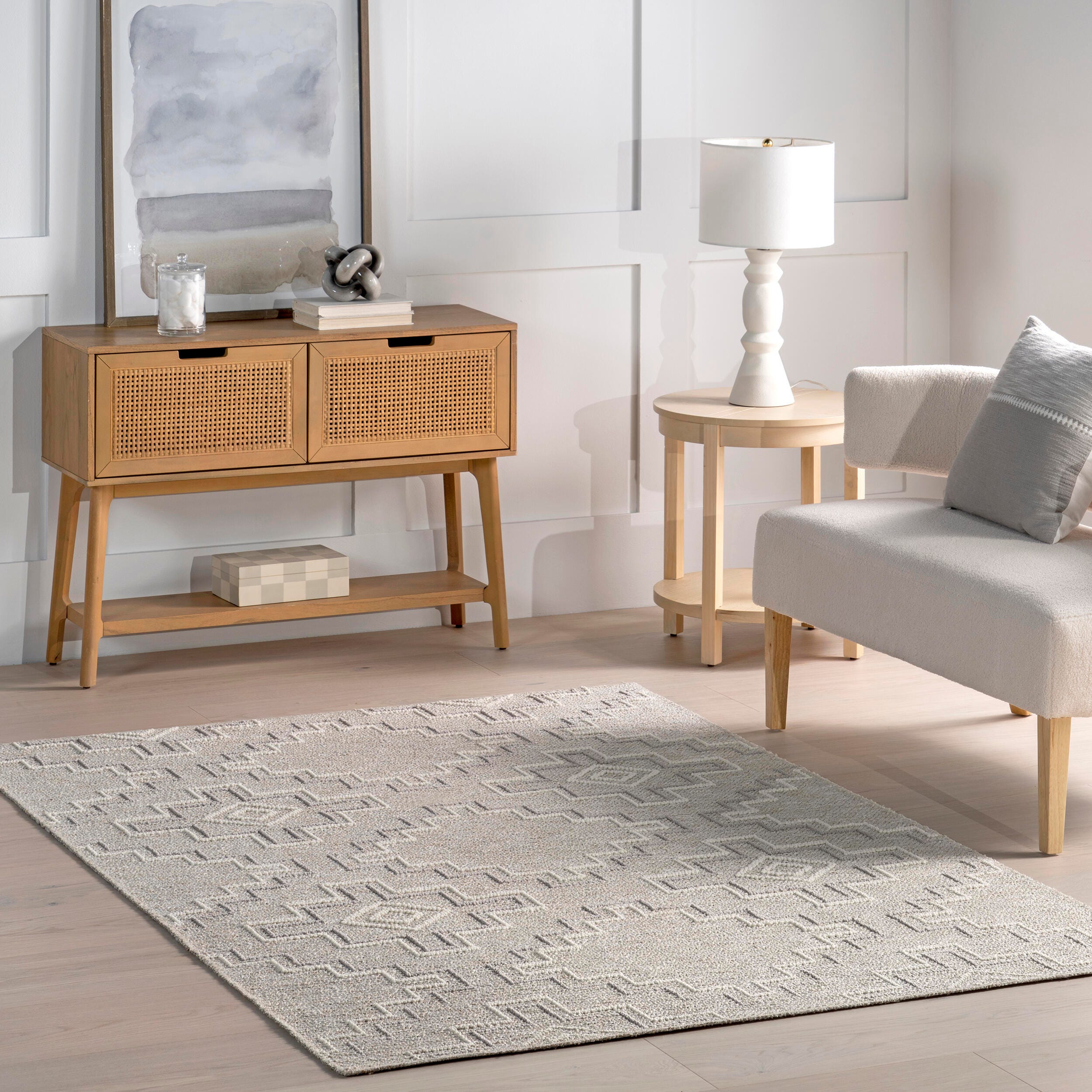 Click here for Nuloom Alani 5 x 8 Area Rug  Beige prices