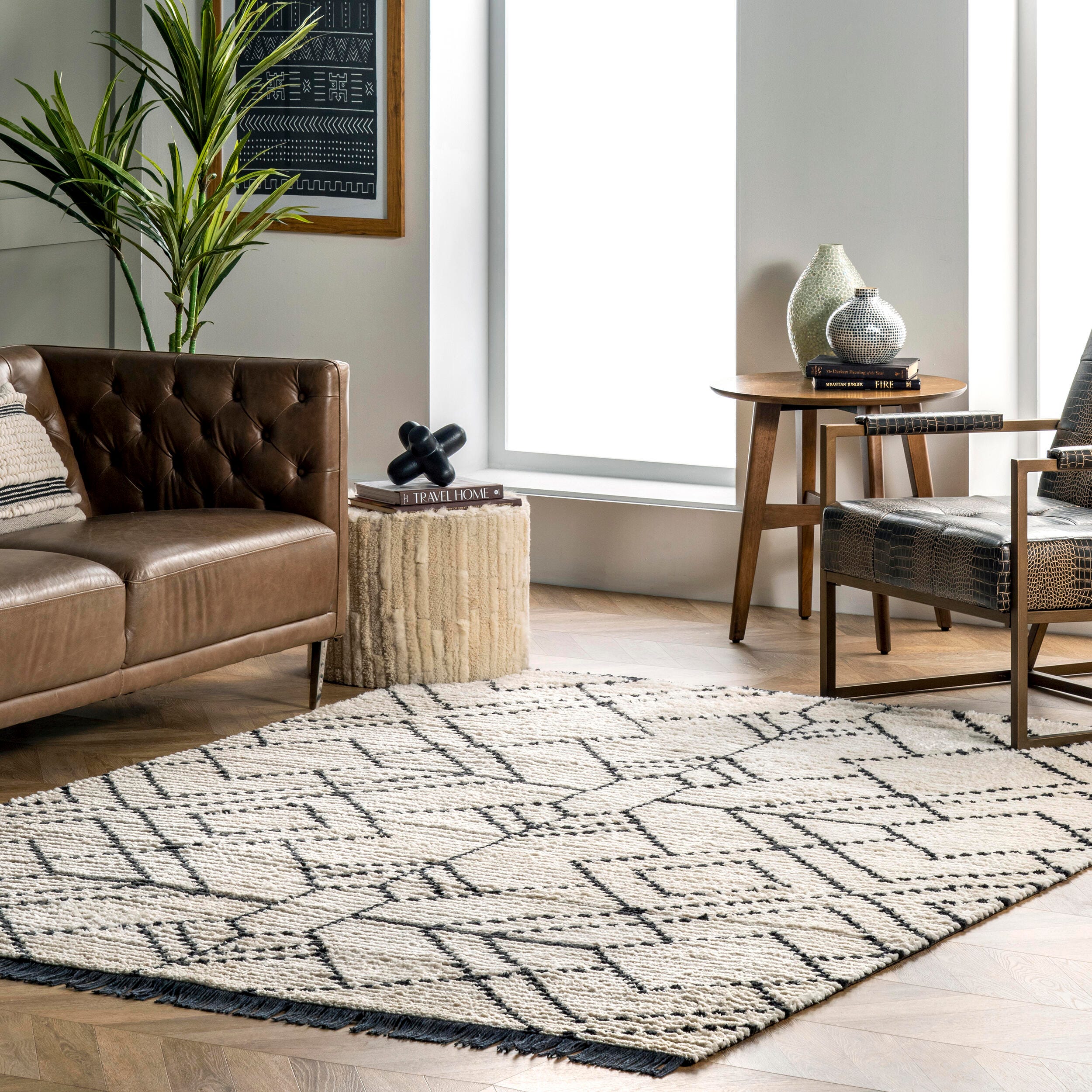 Click here for Nuloom Carlina 5 x 8 Area Rug  Beige prices