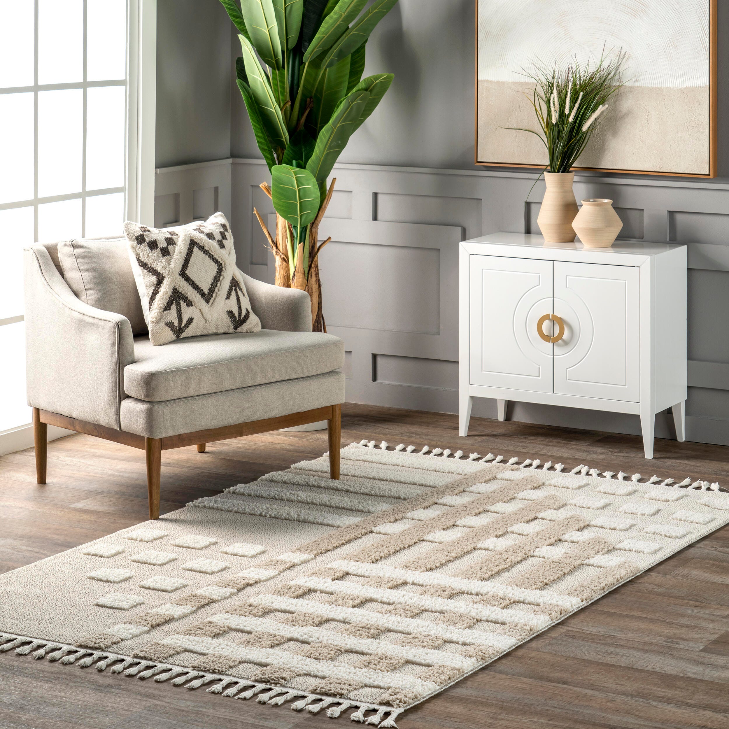 Click here for Nuloom Cordelia 5 x 8 Area Rug  Ivory prices