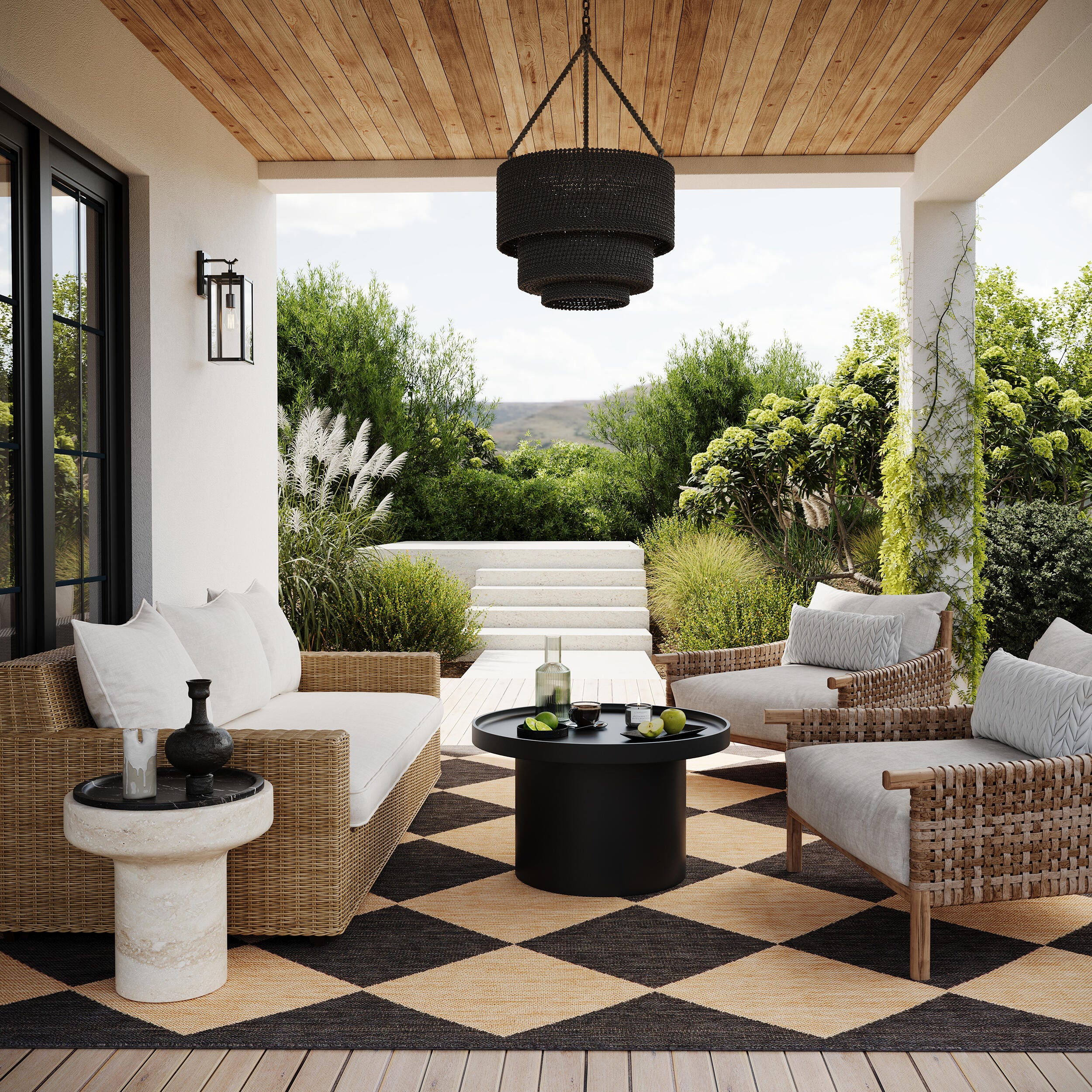 Click here for Nuloom Sabina 4 x 6 Area Rug  Beige/Black prices