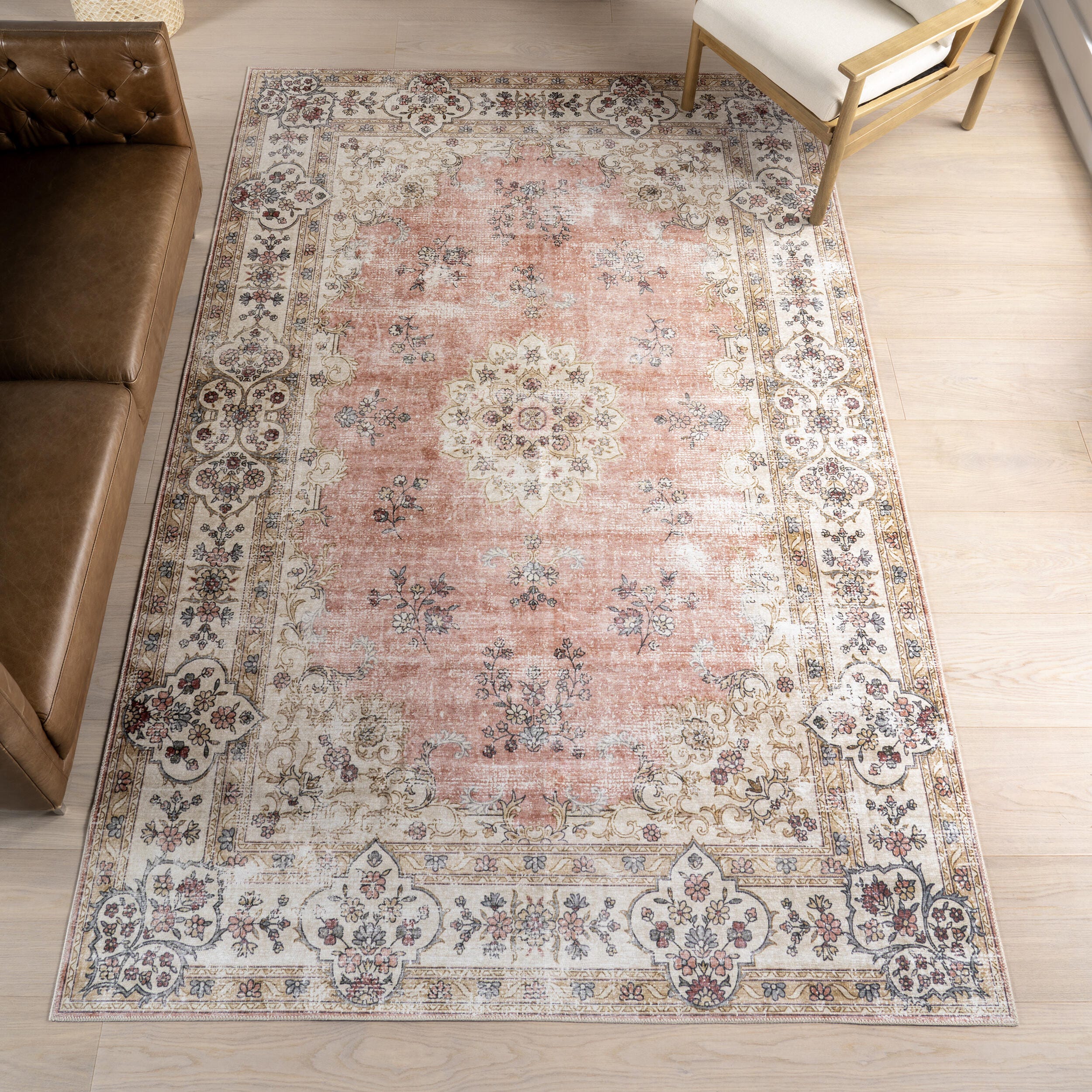 Click here for nuLOOM Teja 6 x 9 Area Rug  Peach prices