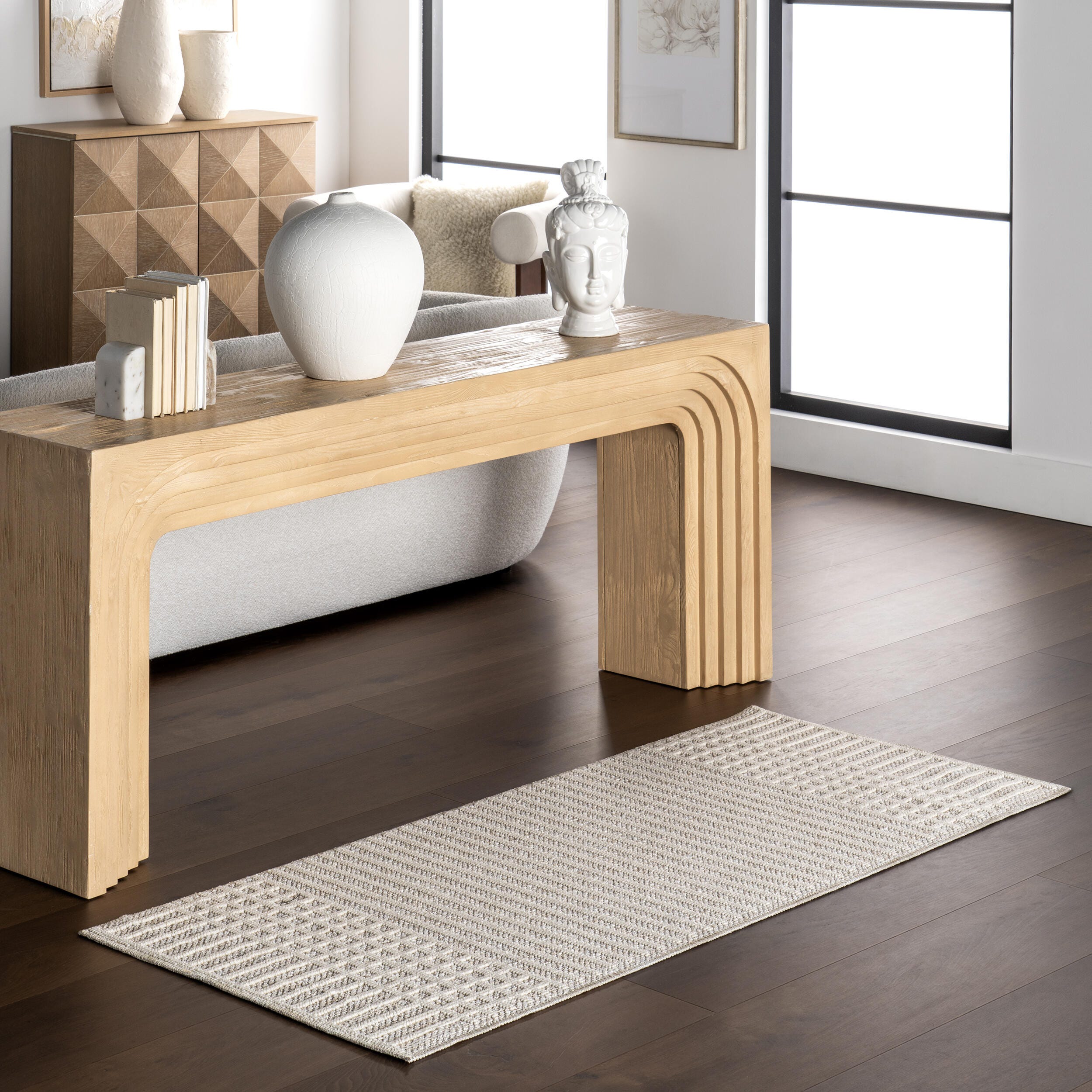 Click here for nuLOOM Yulia 2 x 6 Runner Rug  Light Gray prices