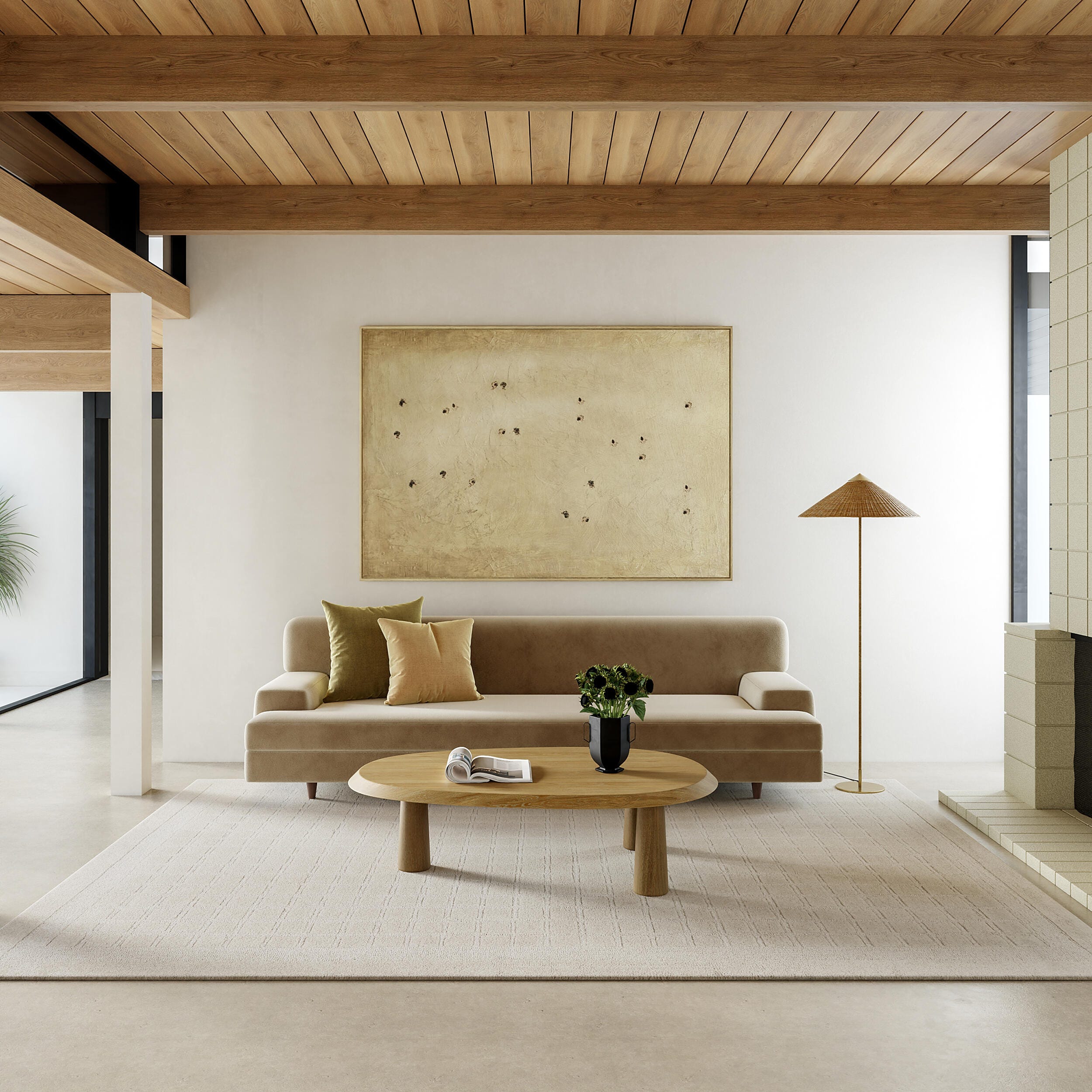 Click here for Nuloom Fritz 5 x 8 Area Rug  Beige prices