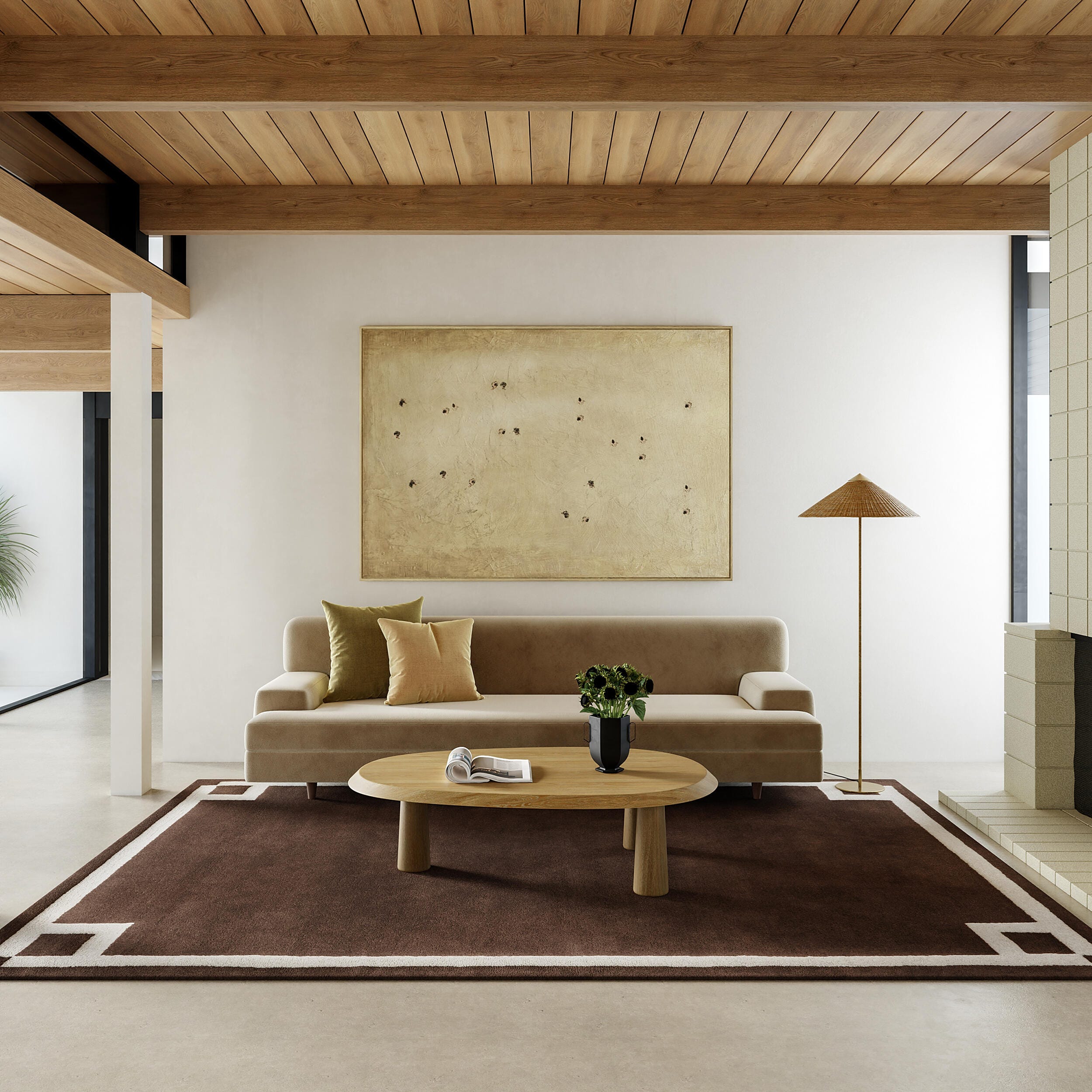 Click here for Nuloom Grace 6 x 9 Area Rug  Brown prices