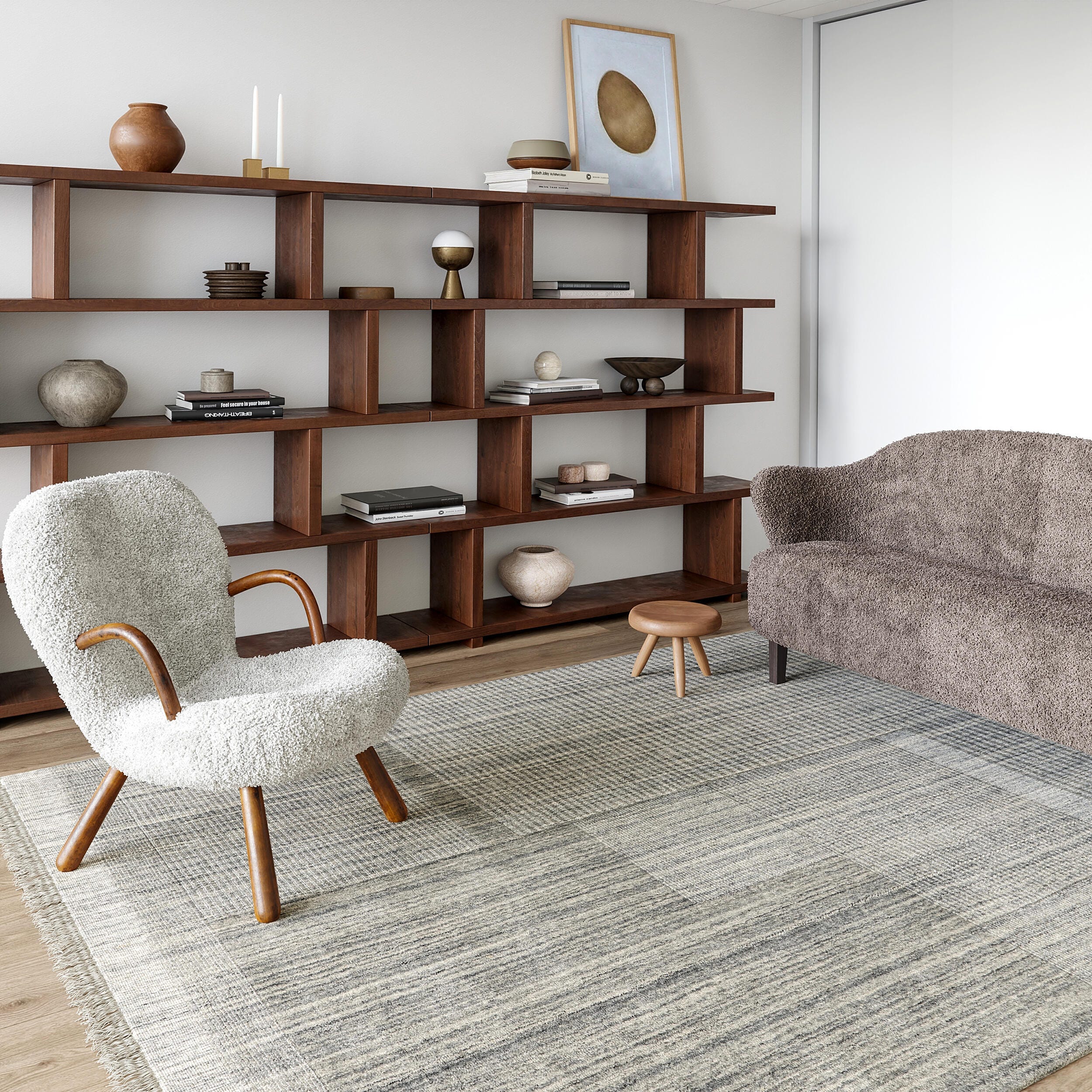 Click here for Nuloom Mozai 9 x 12 Area Rug  Light Gray prices