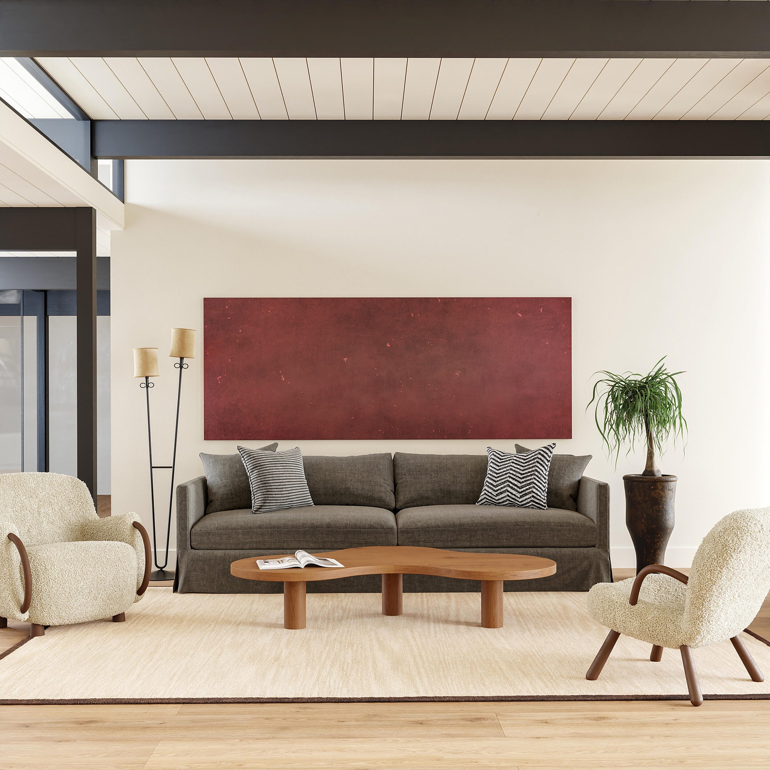 Click here for Nuloom Pierre 5 x 8 Area Rug  Beige prices