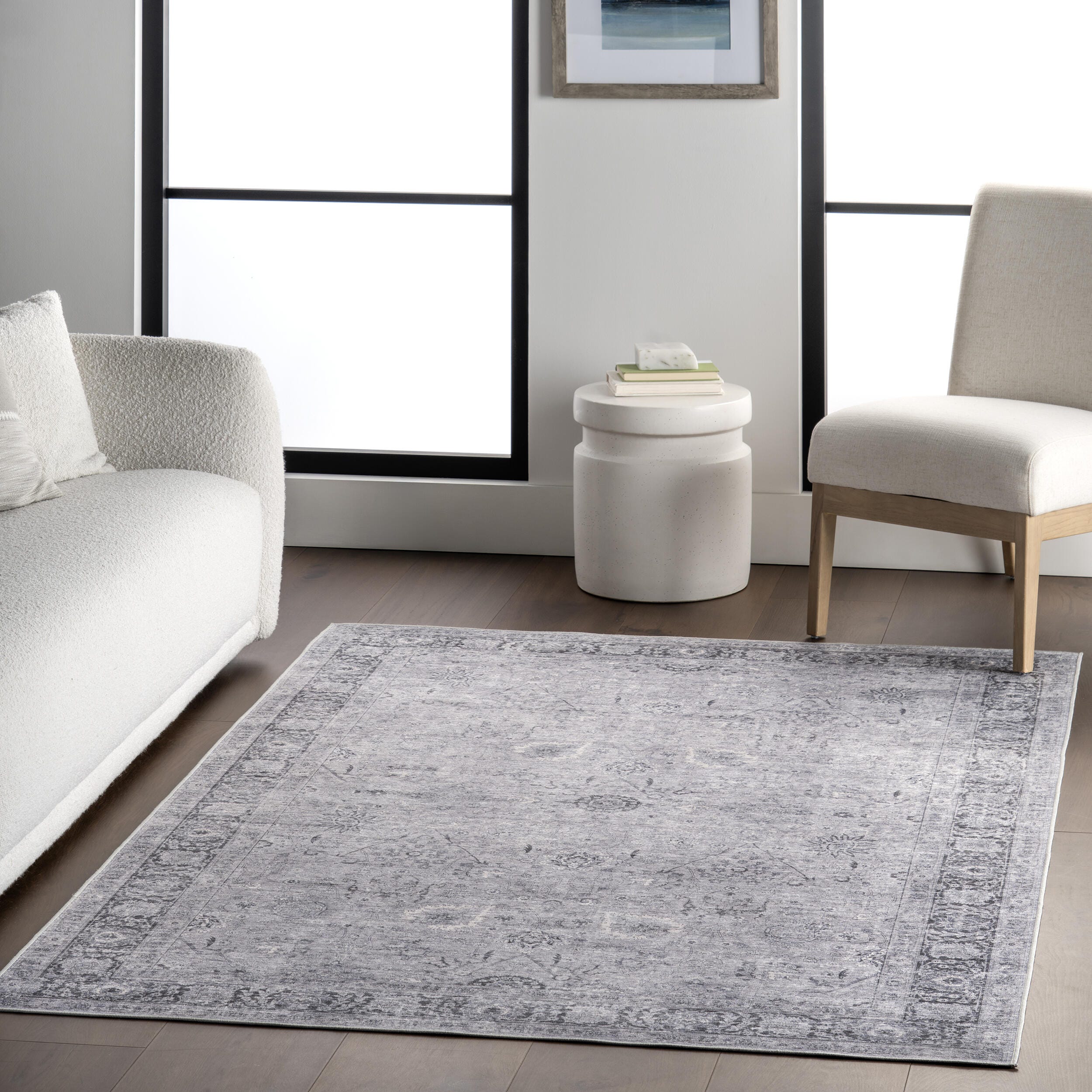 Click here for Nuloom Bayberry 9 x 12 Area Rug  Light Gray prices