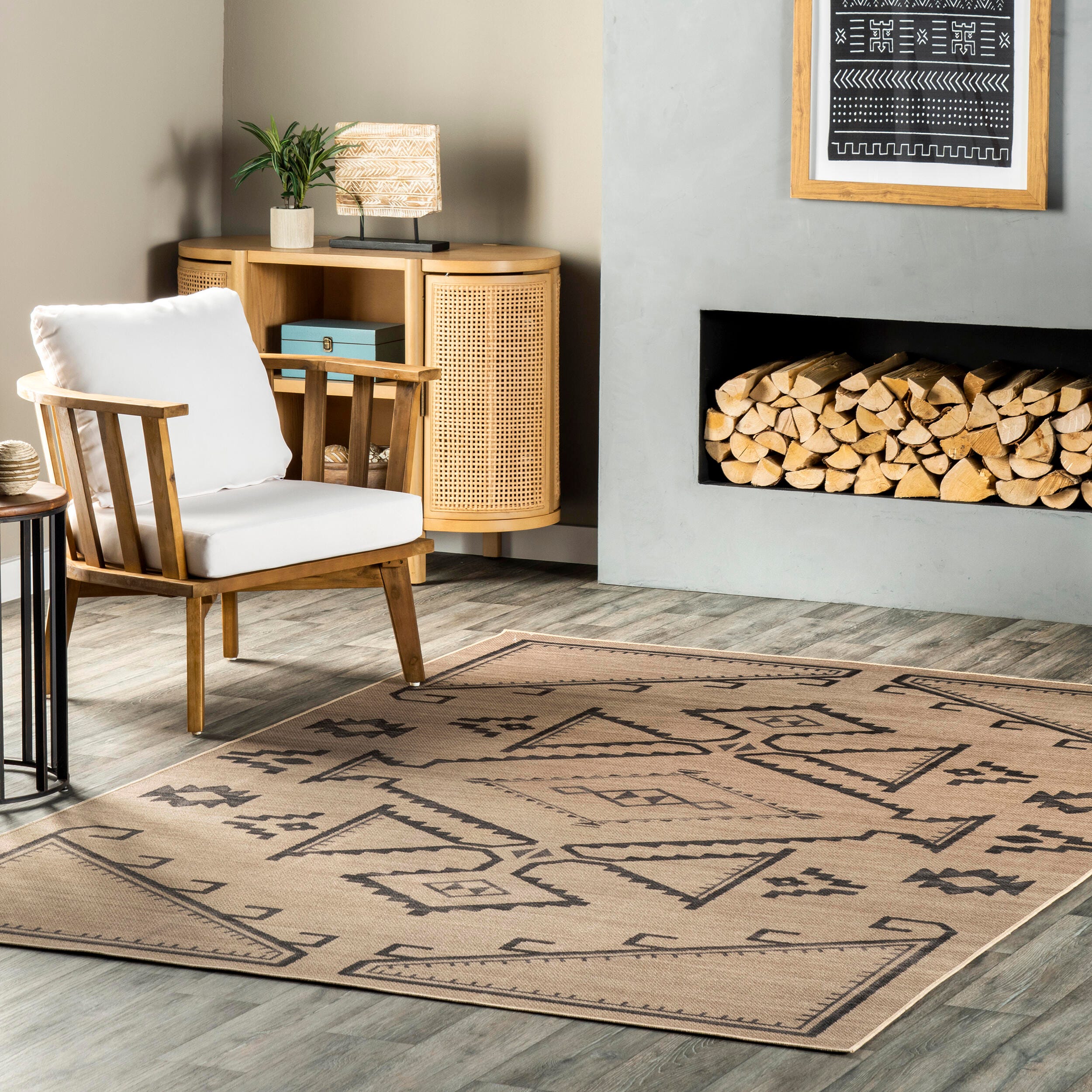 Click here for Nuloom Riva 5 x 8 Area Rug  Natural prices