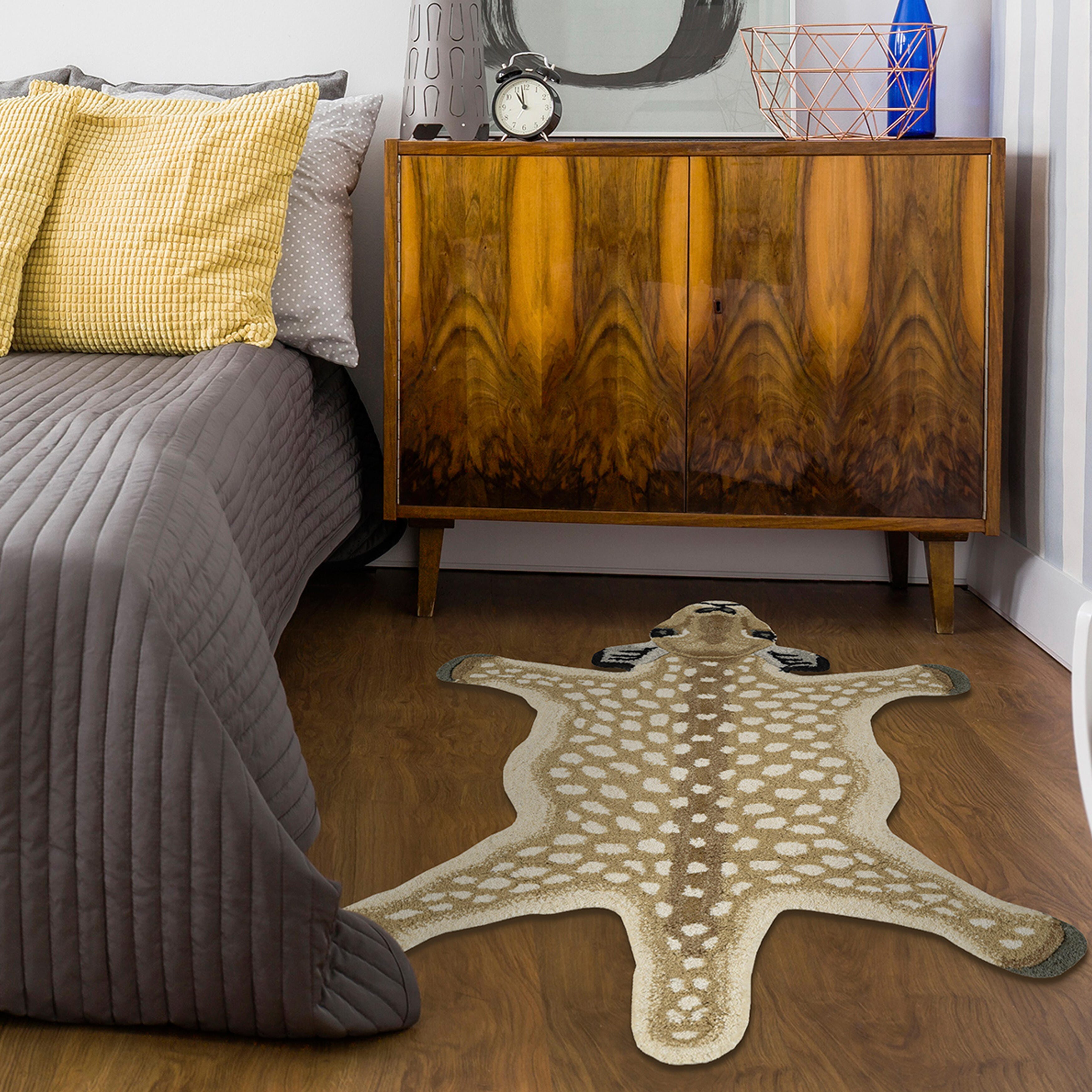 Click here for Linon Jungle Antelope 2 X 3 Accent Rug  Beige prices