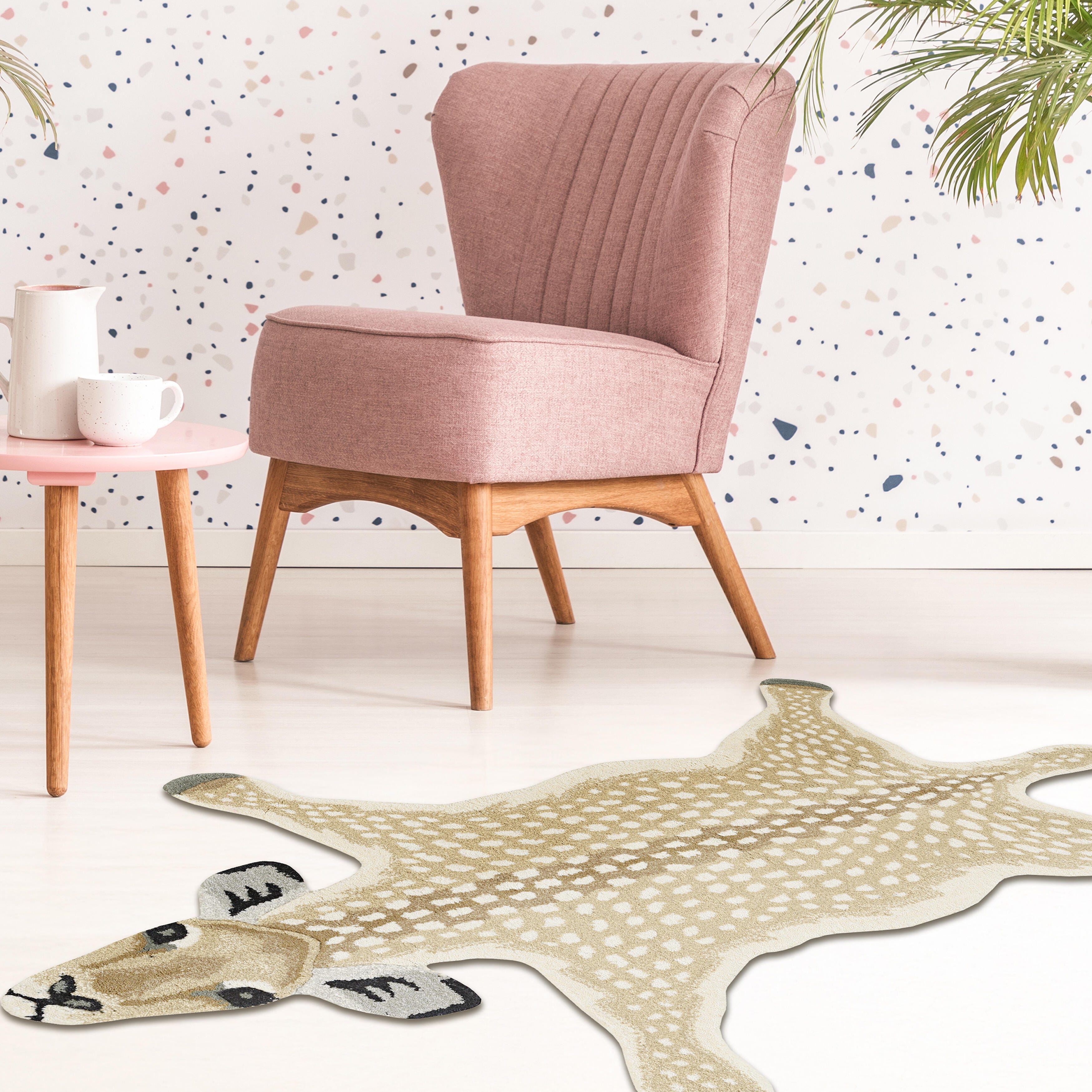 Click here for Linon Jungle Antelope 3 X 5 Accent Rug  Beige prices