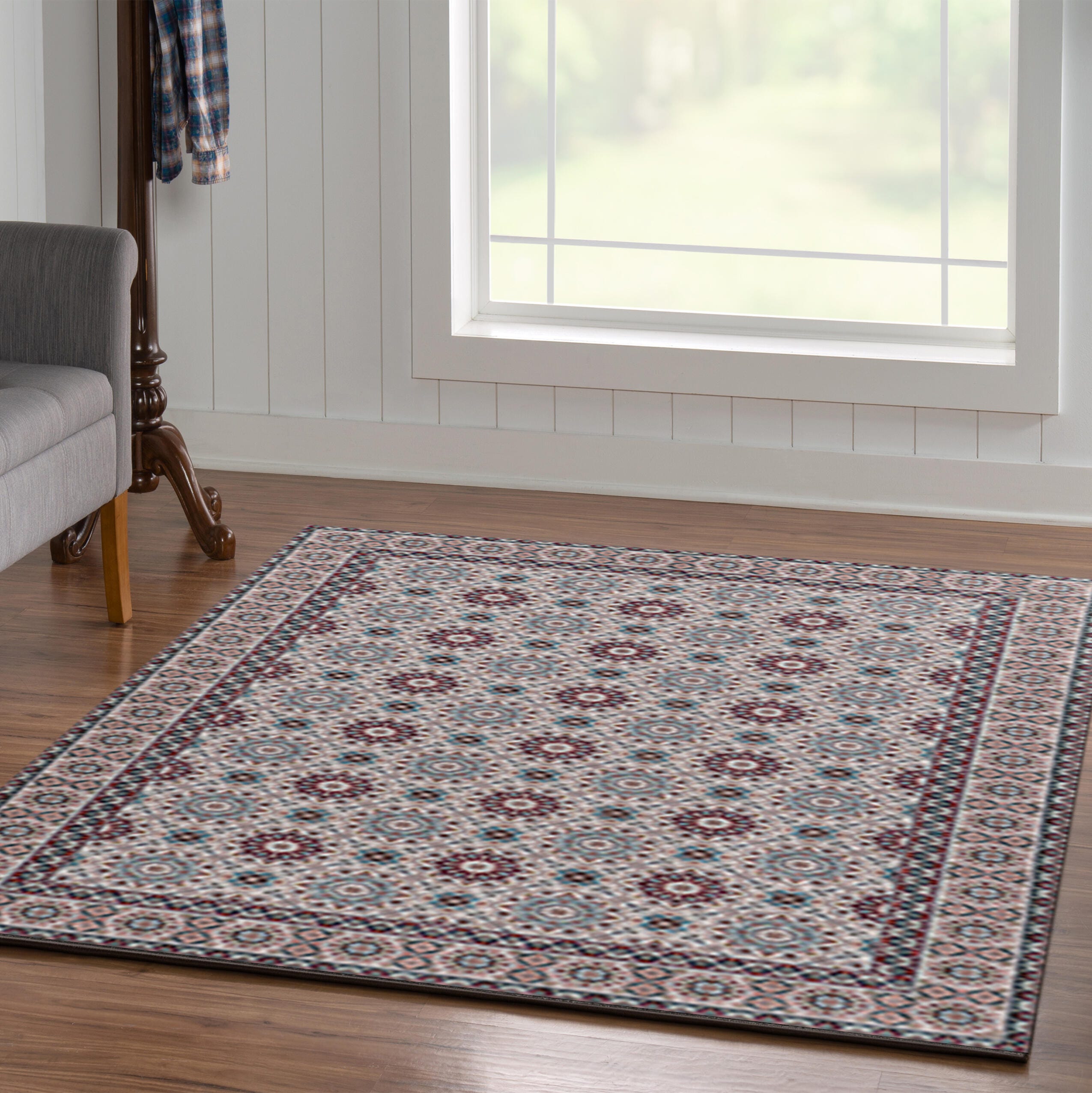 Click here for Linon Emerald Charlotte 5 x 7 Area Rug  Ivory prices