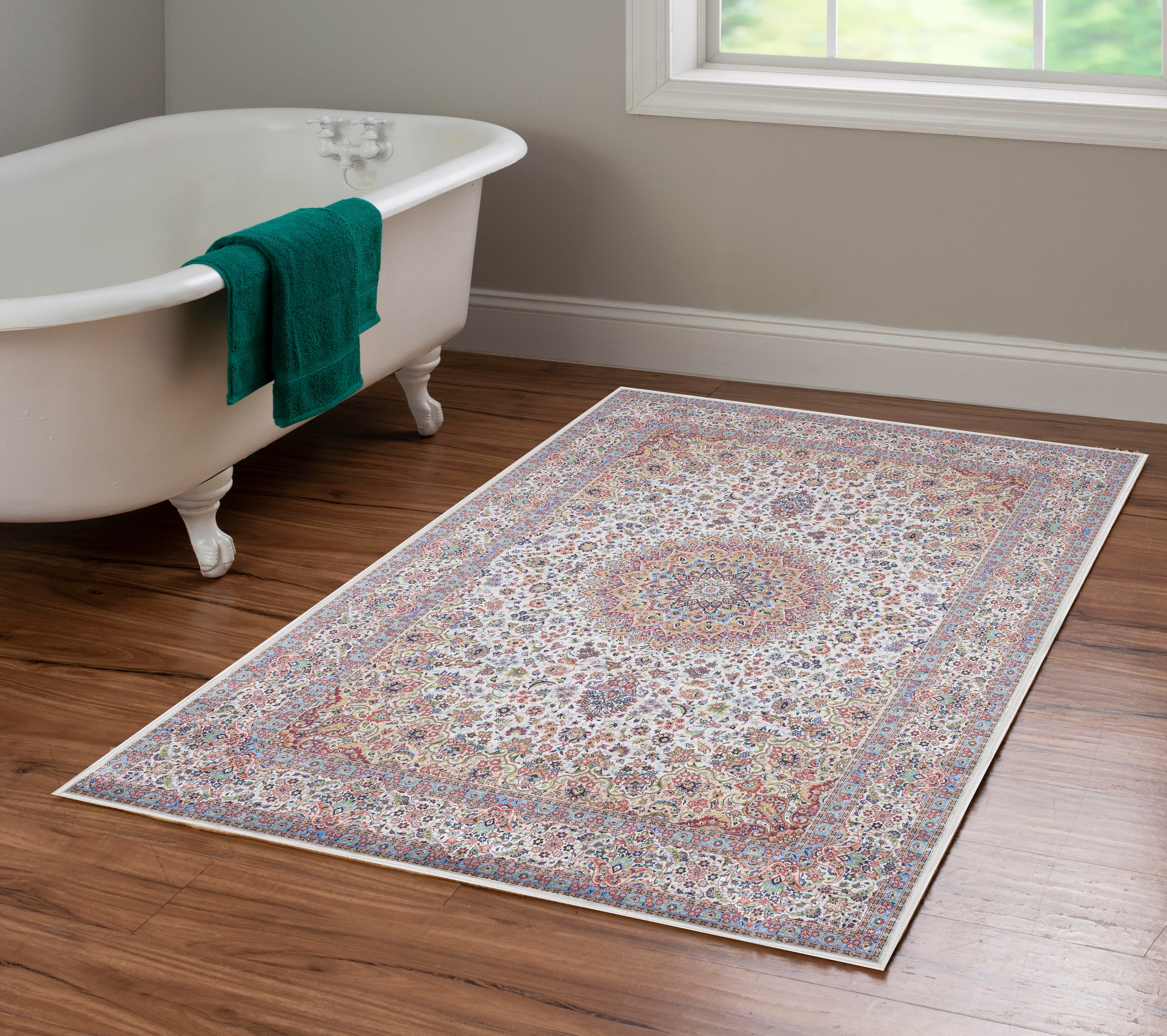 Click here for Linon Emerald Kramer 33 x 5 Area Rug  Ivory prices