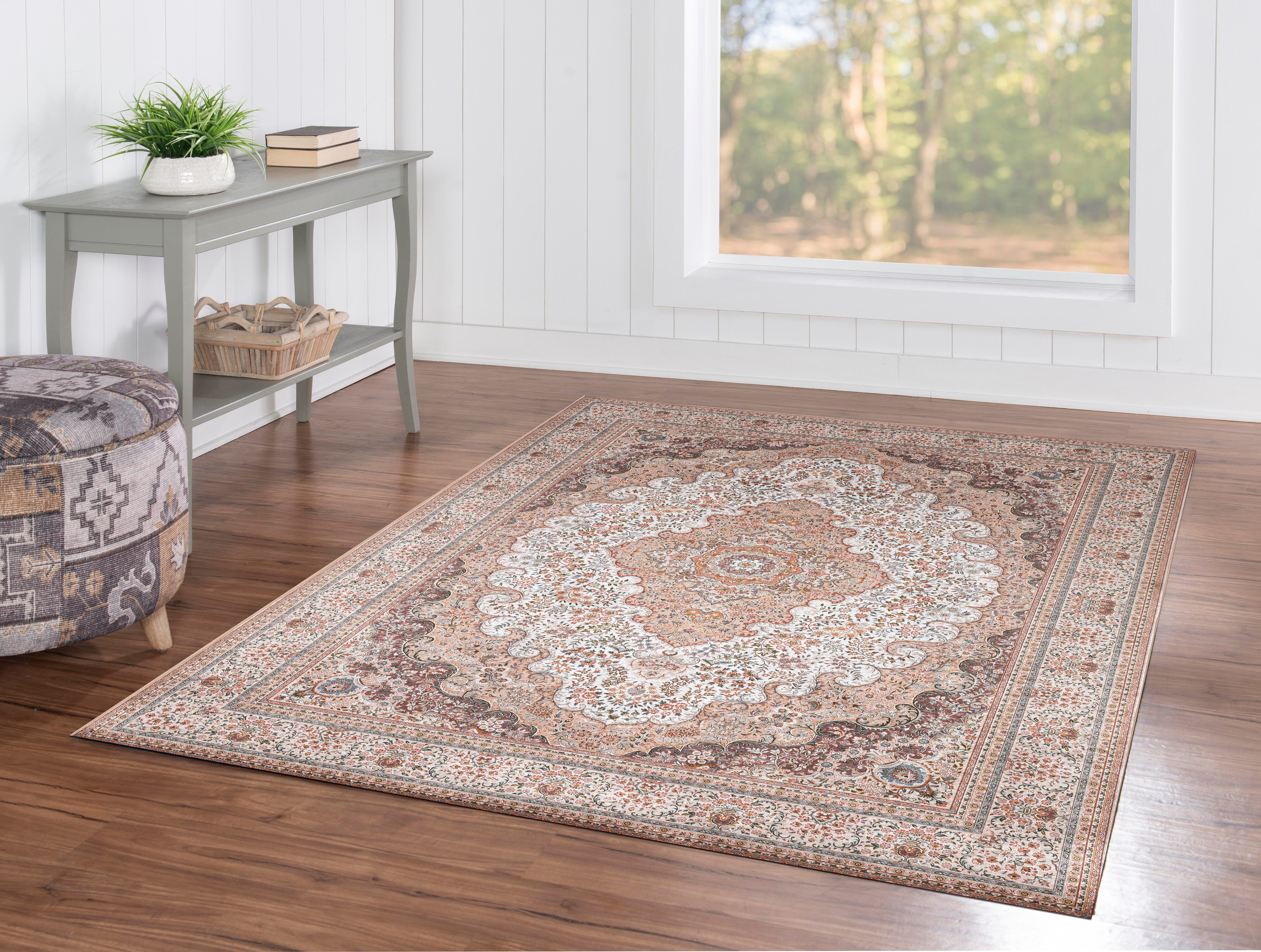 Click here for Linon Emerald Myer 5 x 7 Area Rug  Ivory prices