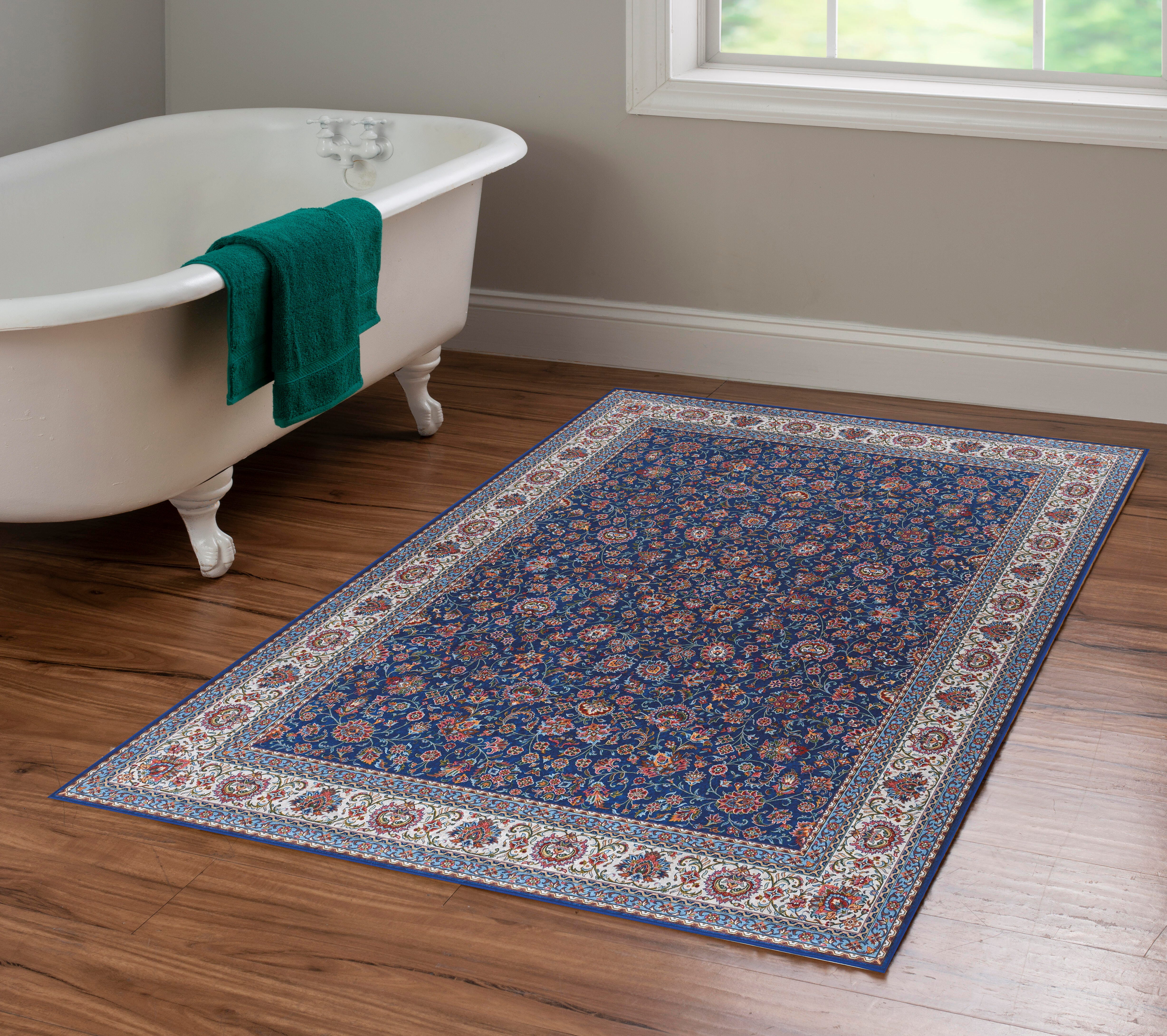 Click here for Linon Emerald Ritchie 33 x 5 Area Rug  Blue prices