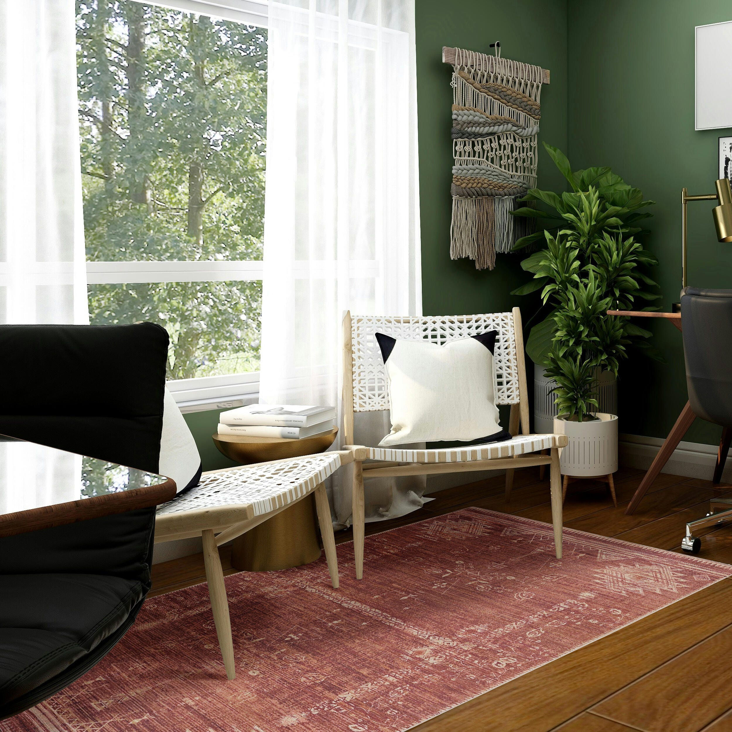 Click here for Linon Oakland Maynor 3 x 5 Area Rug  Brown prices