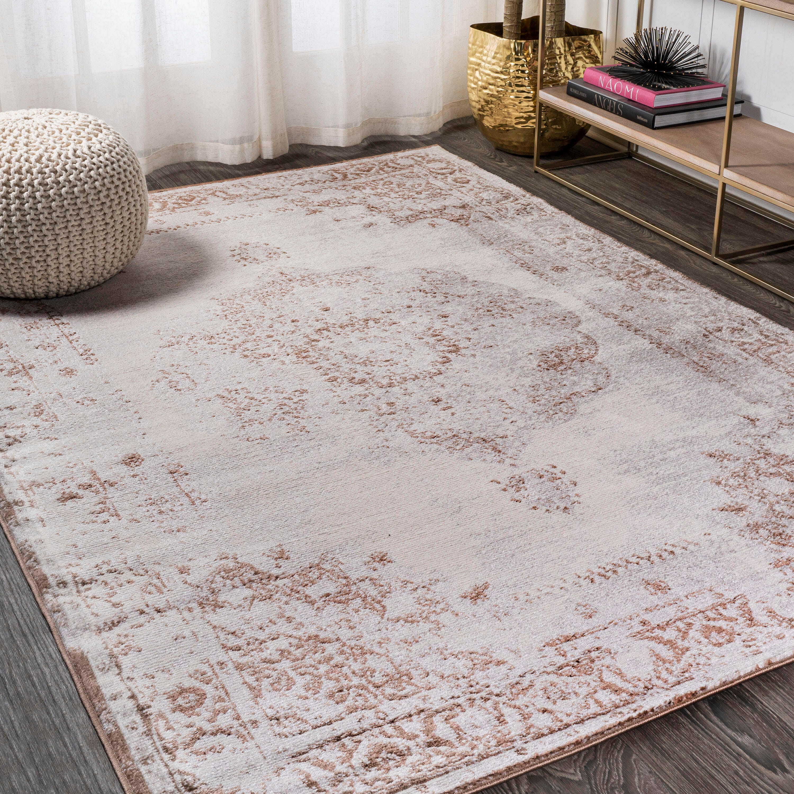Click here for Jonathan Y Rosalia 4 x 6 Area Rug  Brown prices