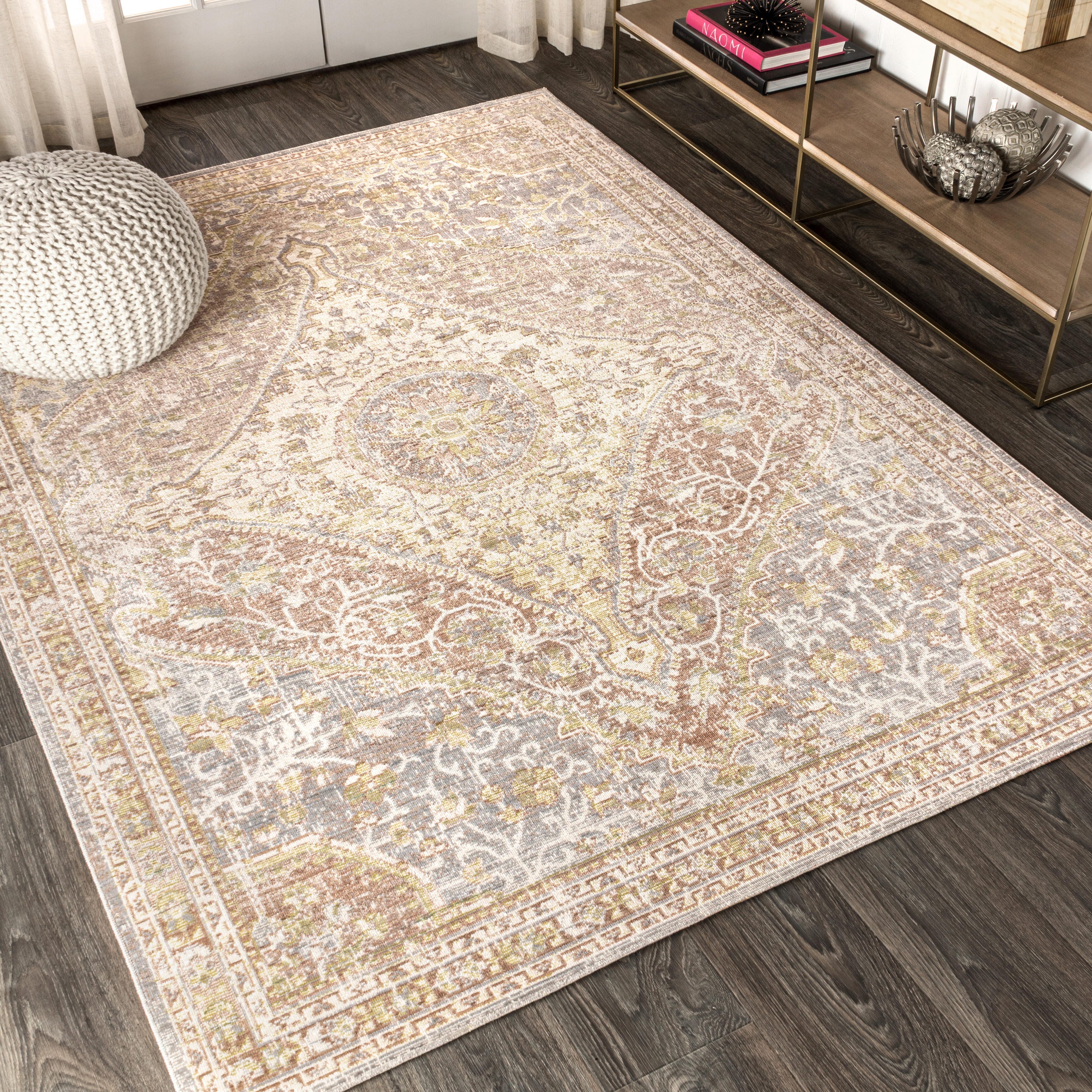 Click here for Jonathan Y Petras 5 x 8 Area Rug  Gray prices