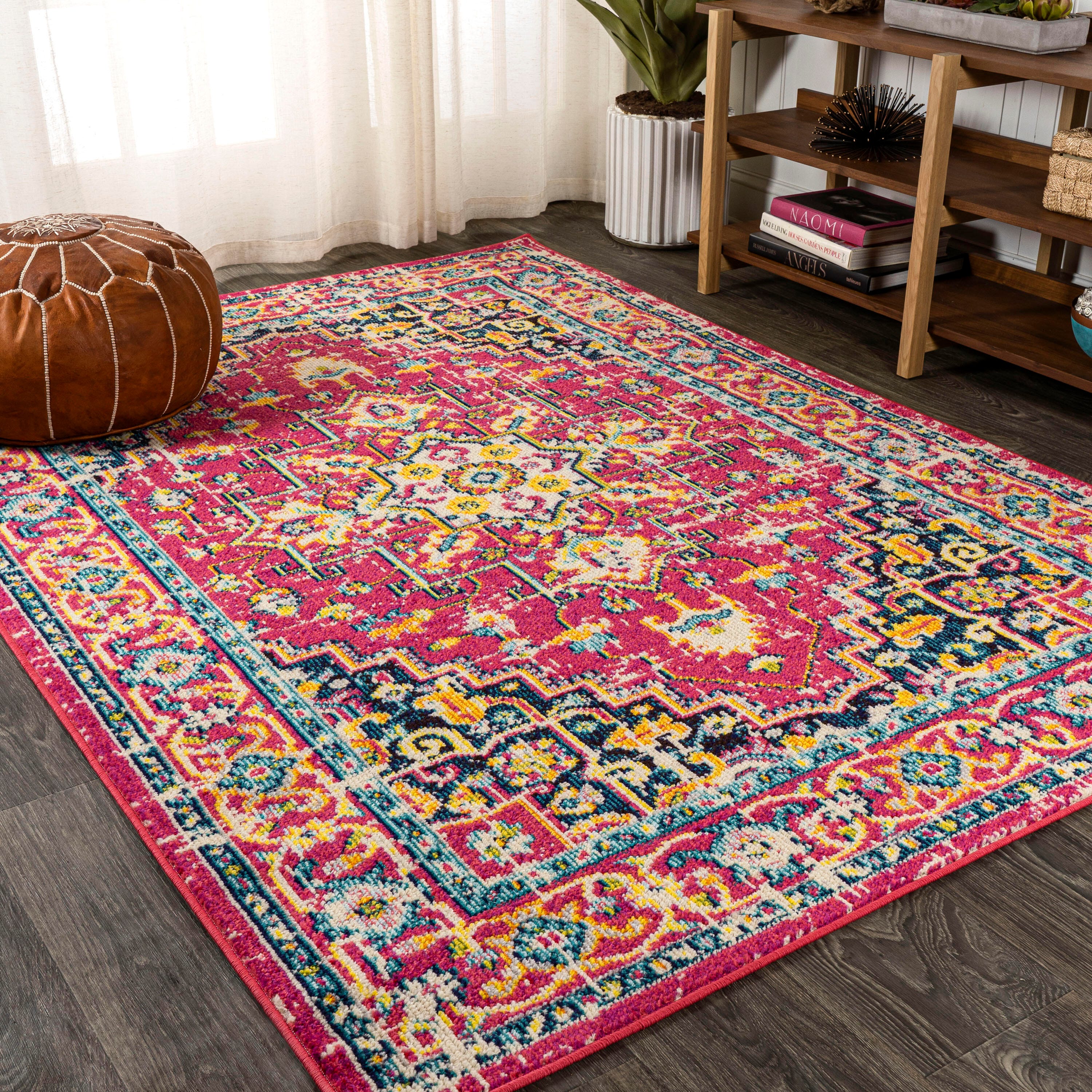 Click here for Jonathan Y Brooklyn 5 x 8 Area Rug  Red/Pink prices