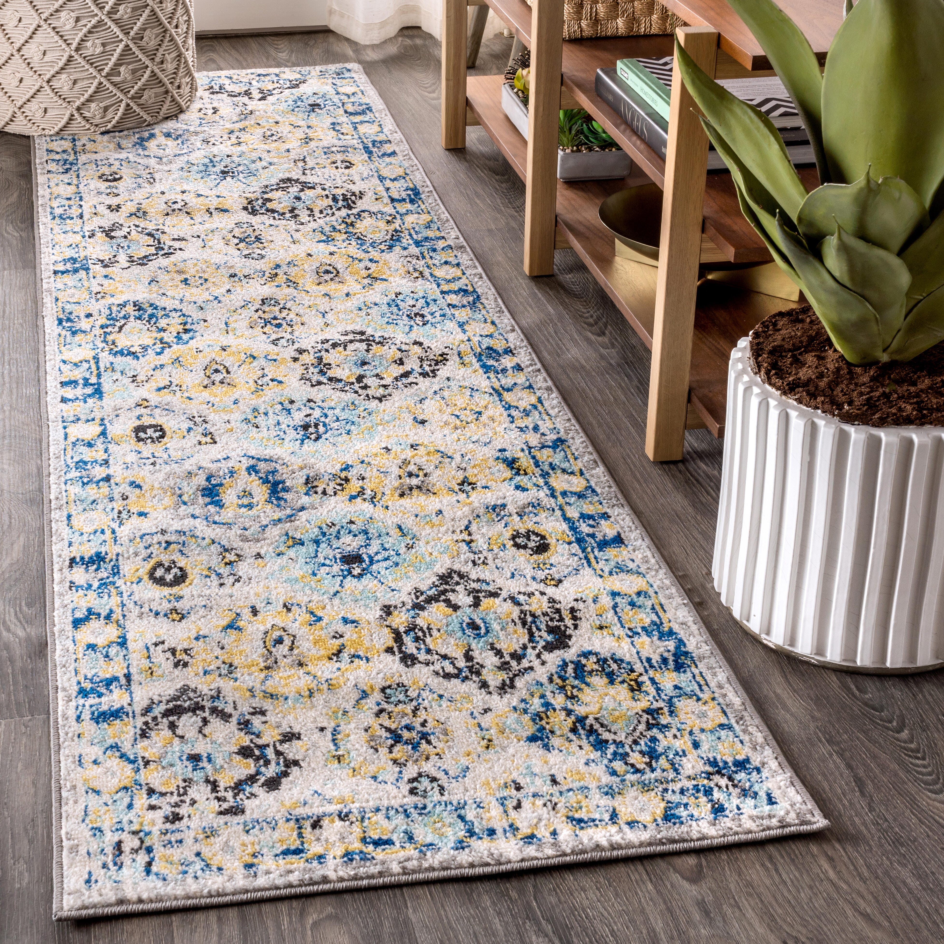 Click here for Jonathan Y Persian 2 x 8 Area Rug  Blue prices