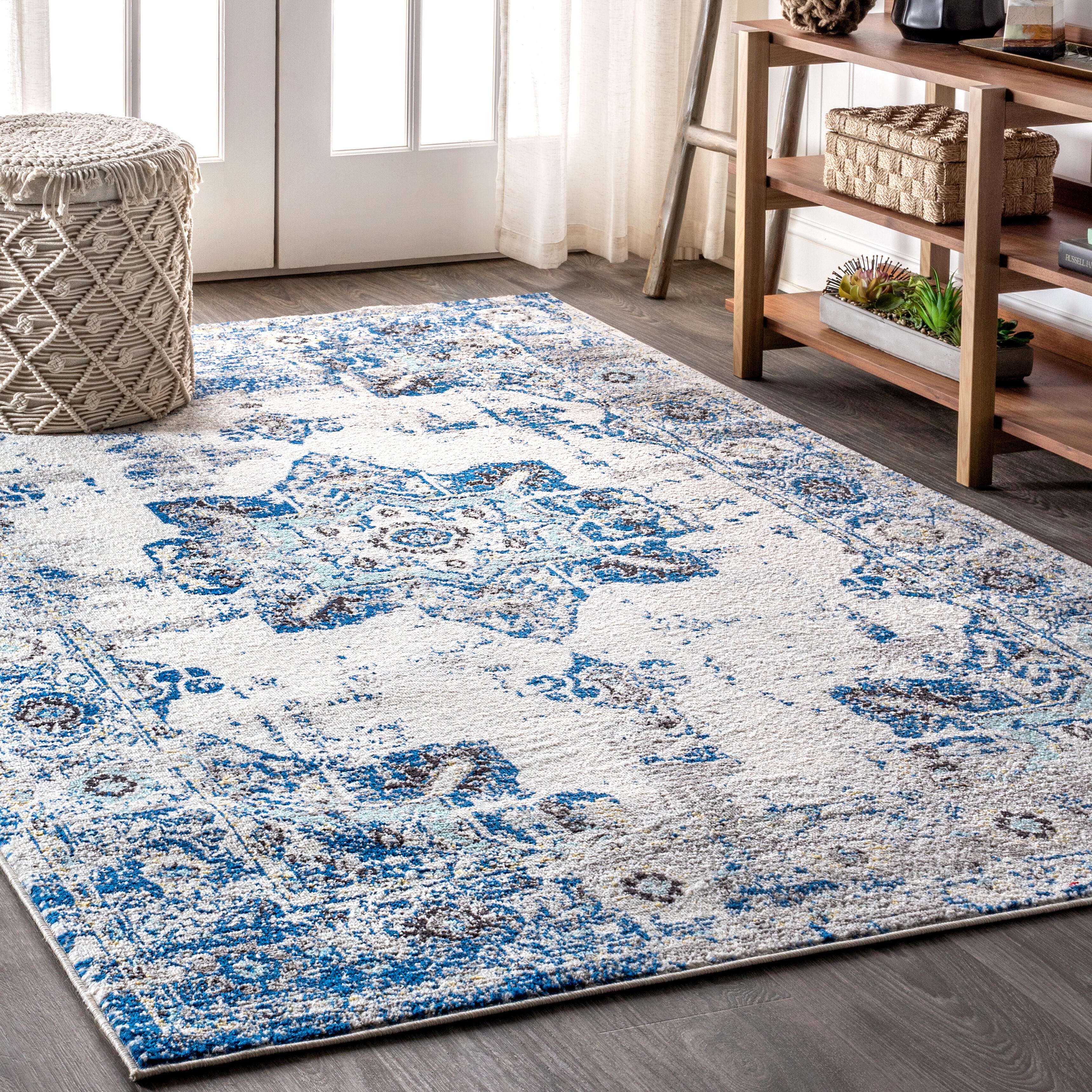 Click here for Jonathan Y 5 x 8 Medallion Area Rug  Cream prices
