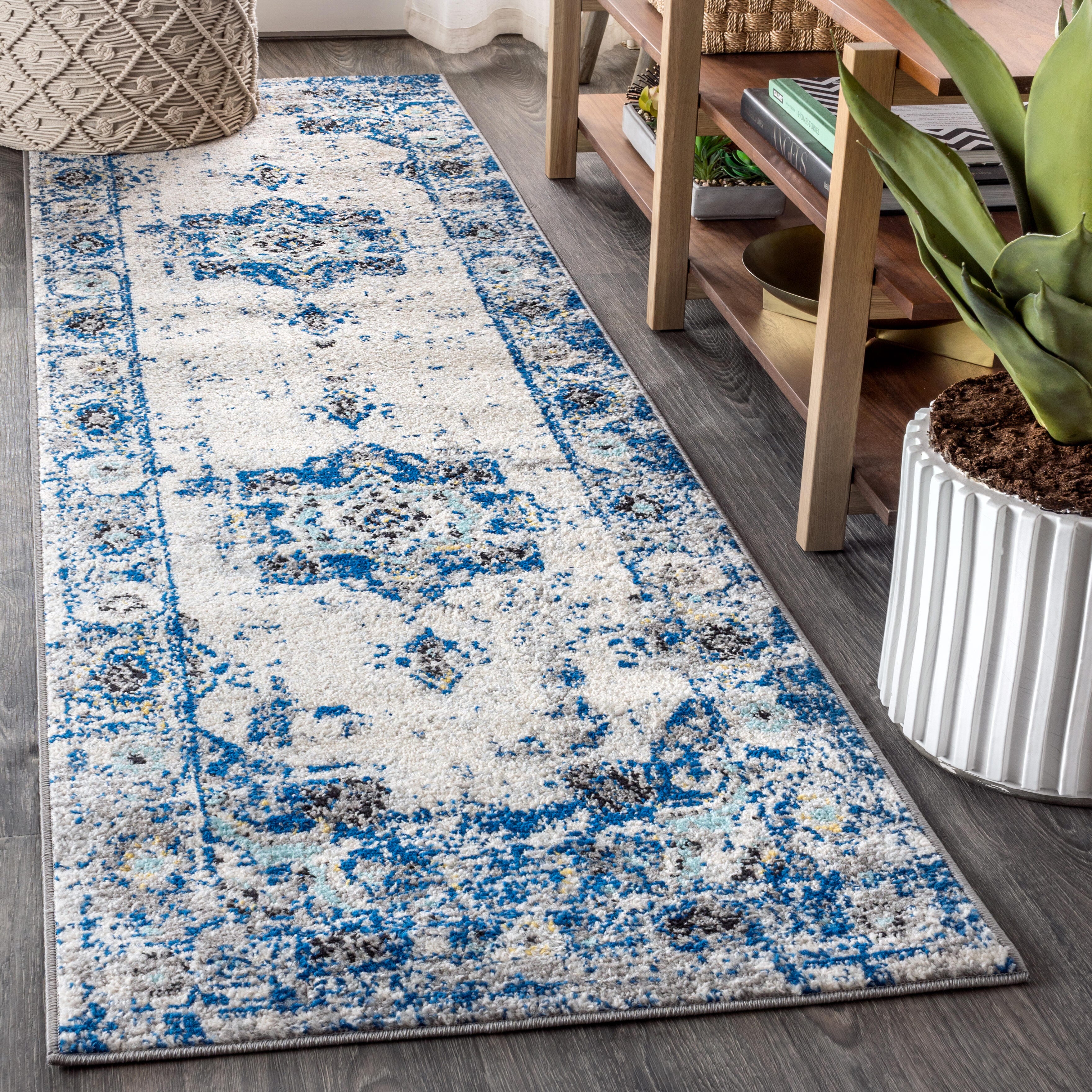 Click here for Jonathan Y 2 x 8 Medallion Runner Rug  Cream prices