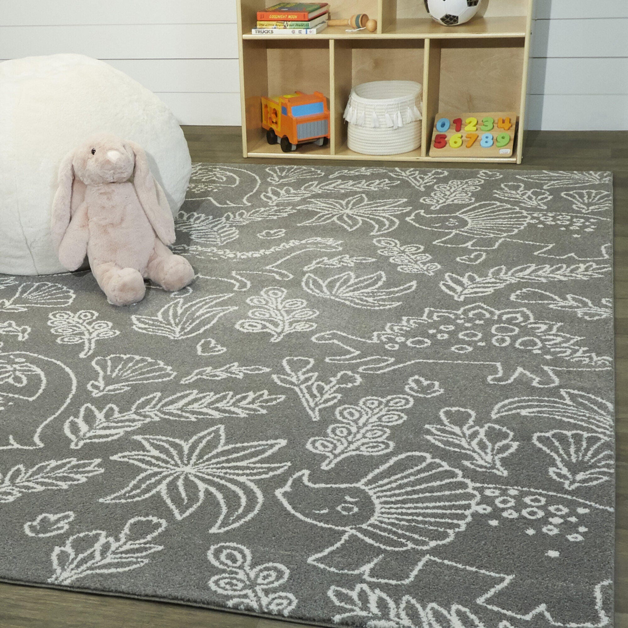 Click here for Balta Rugs Happy Dinos 3 11 x 5 7 Area Rug  Gray prices