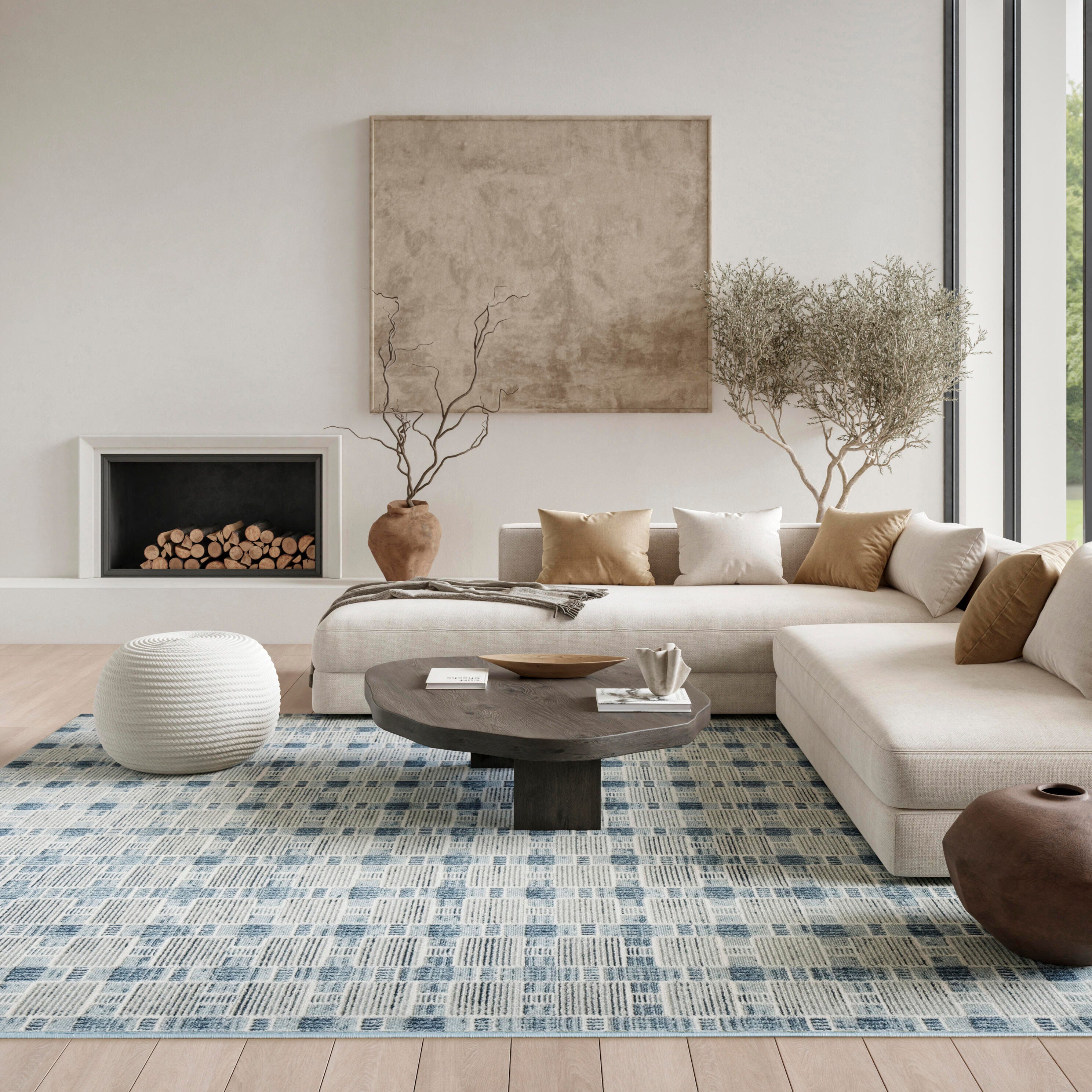 Click here for Nourison Home Nordic 8 x 10 Area Rug  Blue prices