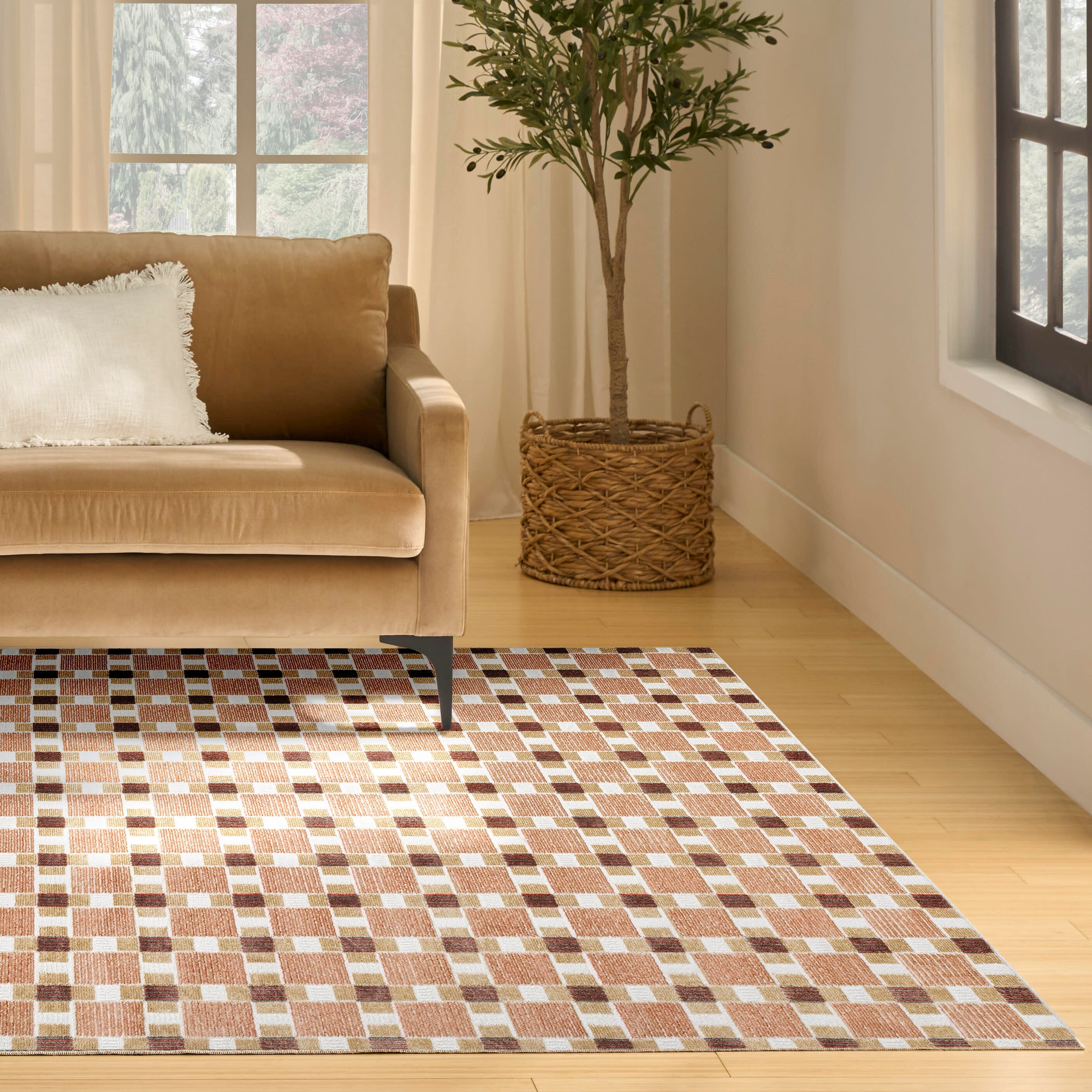 Click here for Nourison Home Nordic 8 x 10 Area Rug  Rust prices