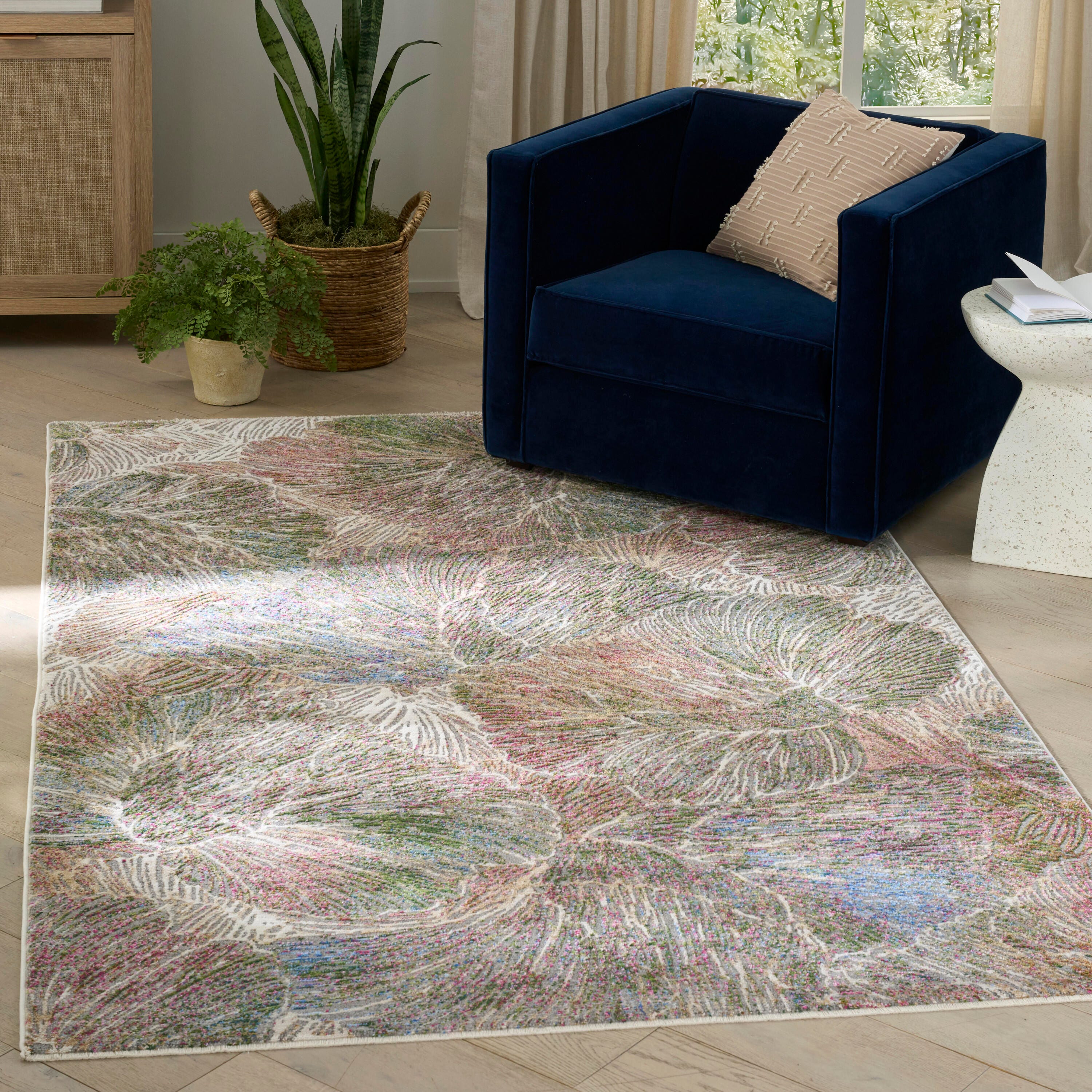 Click here for Nourison Home 5 x 8 Area Rug  Sage/Multi prices