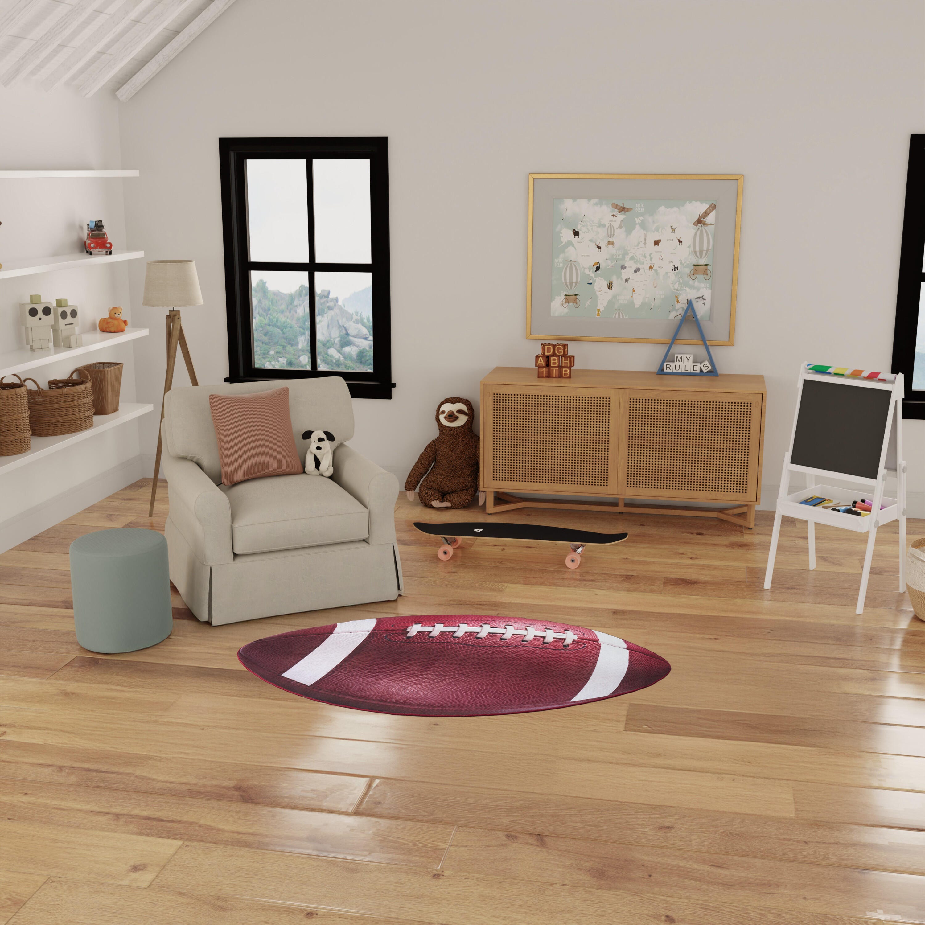 Click here for Nourison Home Rugby 5 x 7 Area Rug  Brown prices