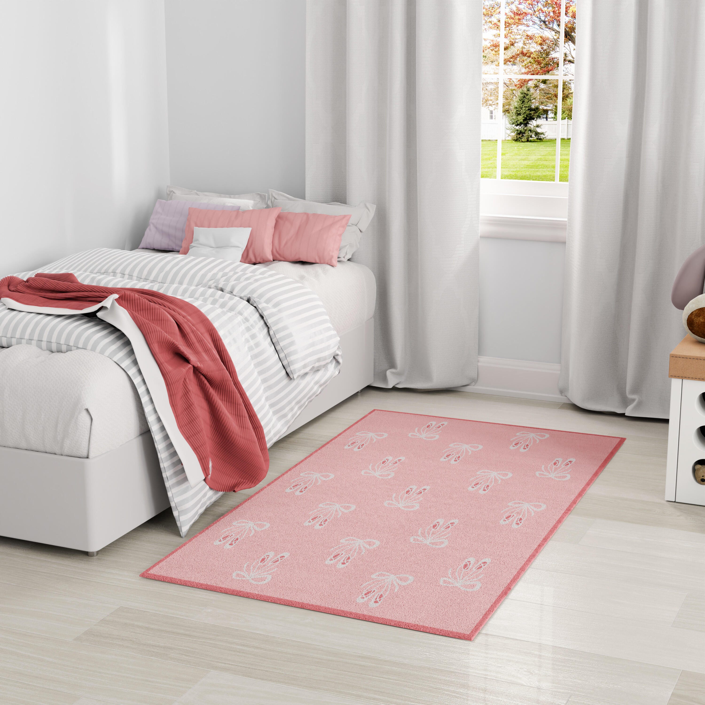 Click here for Nourison Home Ballet 4 x 6 Area Rug  Pink prices