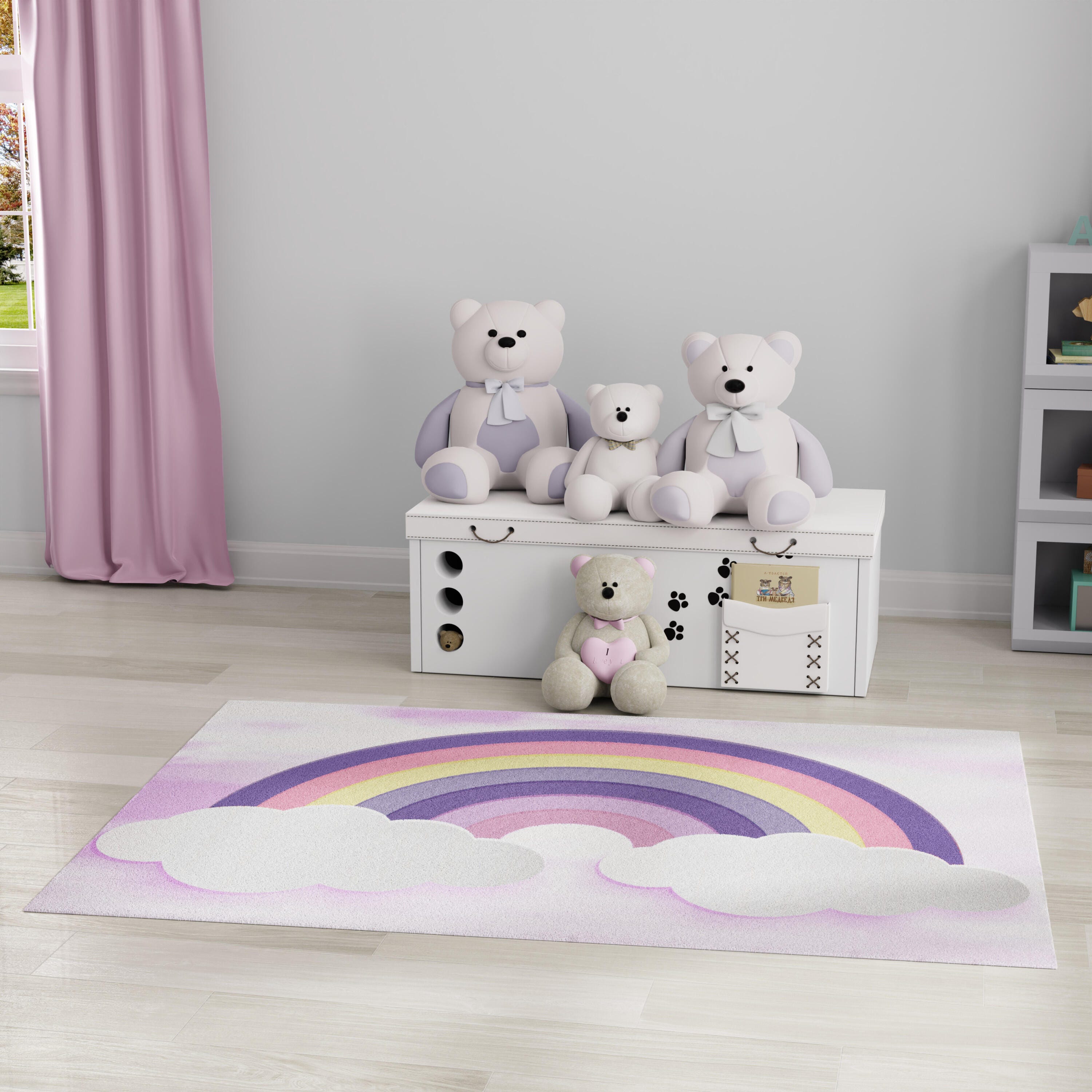 Click here for Nourison Home Rainbow 3 x 5 Area Rug  Multi prices