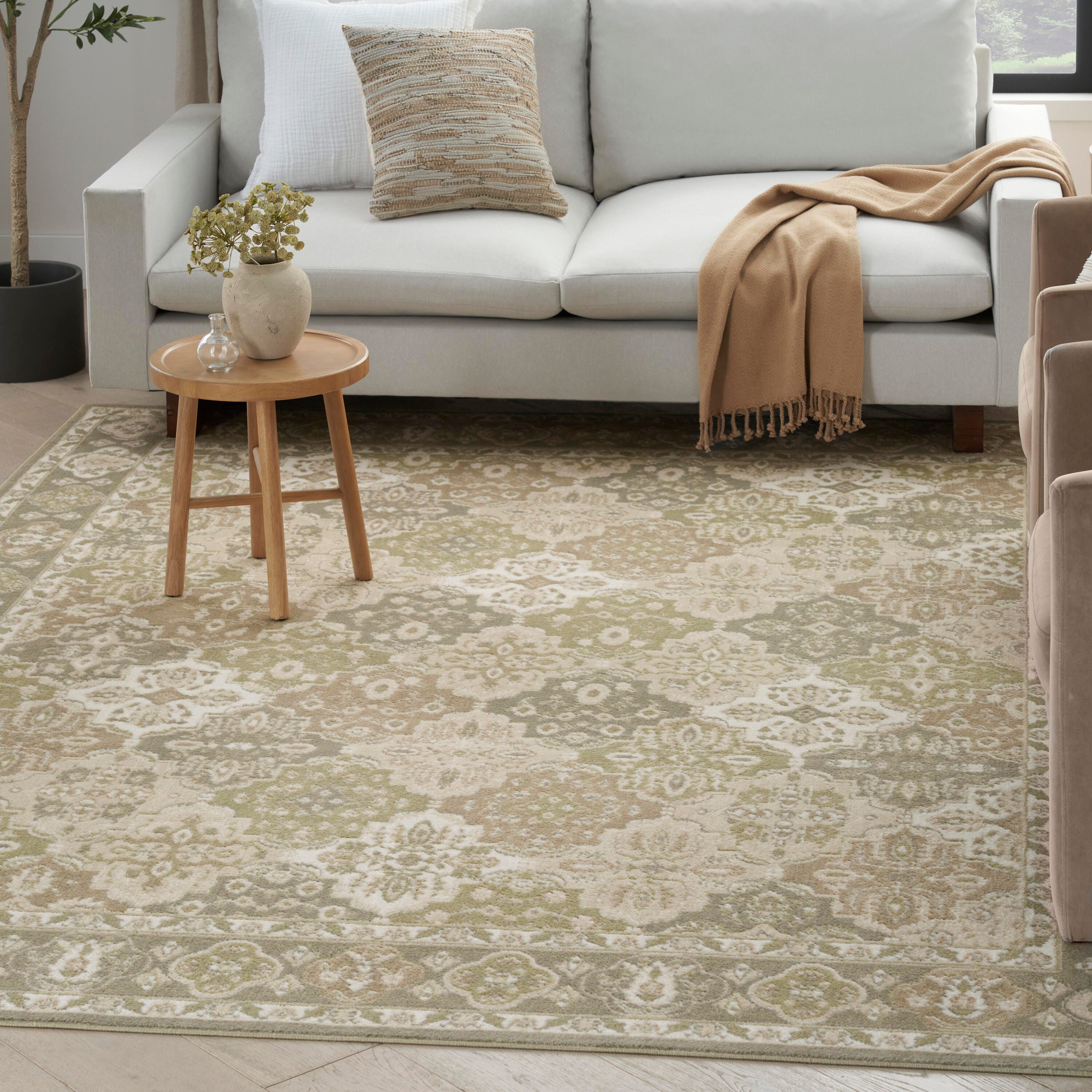 Click here for Nourison Home Grafix 39 x 59 Area Rug  Green prices