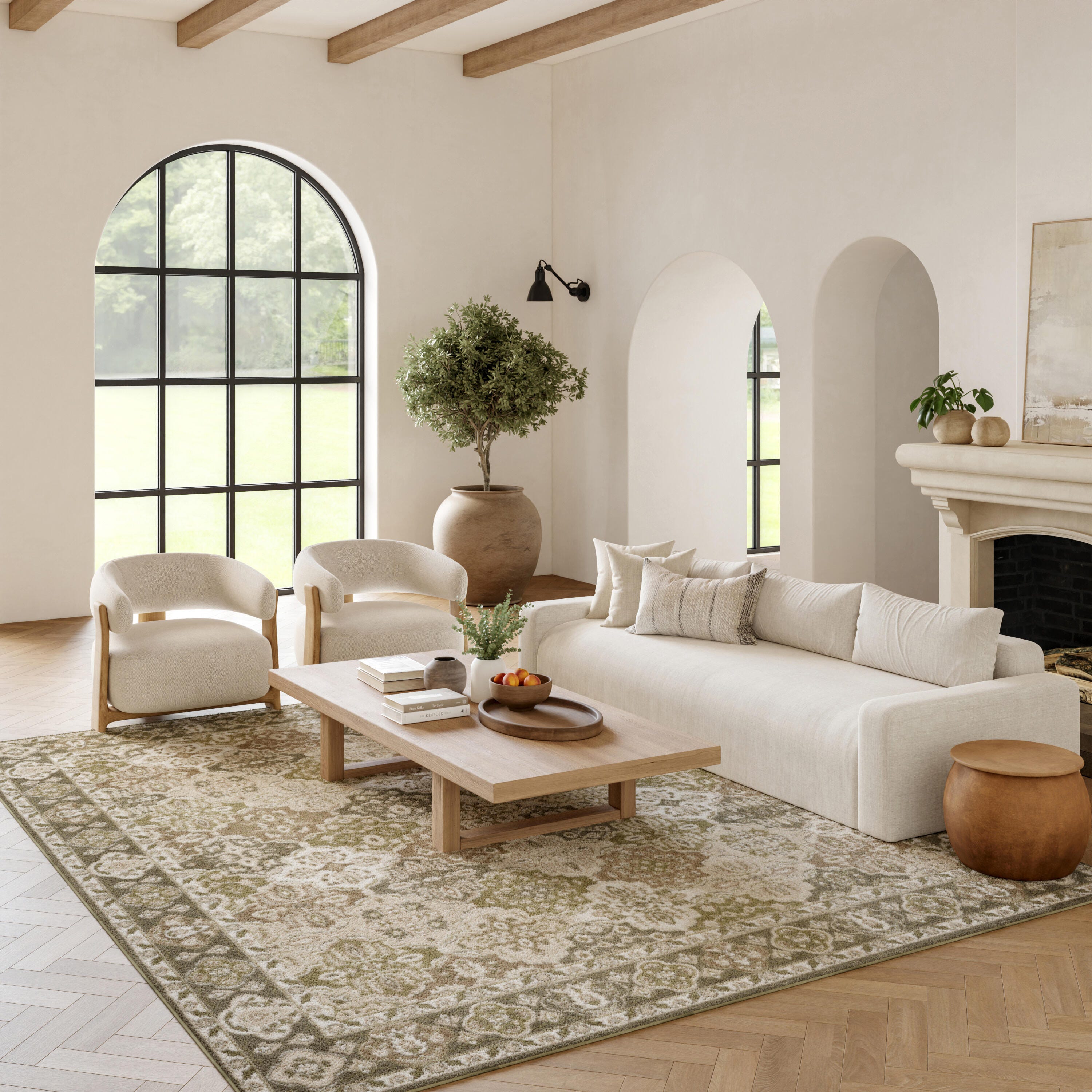 Click here for Nourison Home Grafix 710 x 910 Area Rug  Green prices