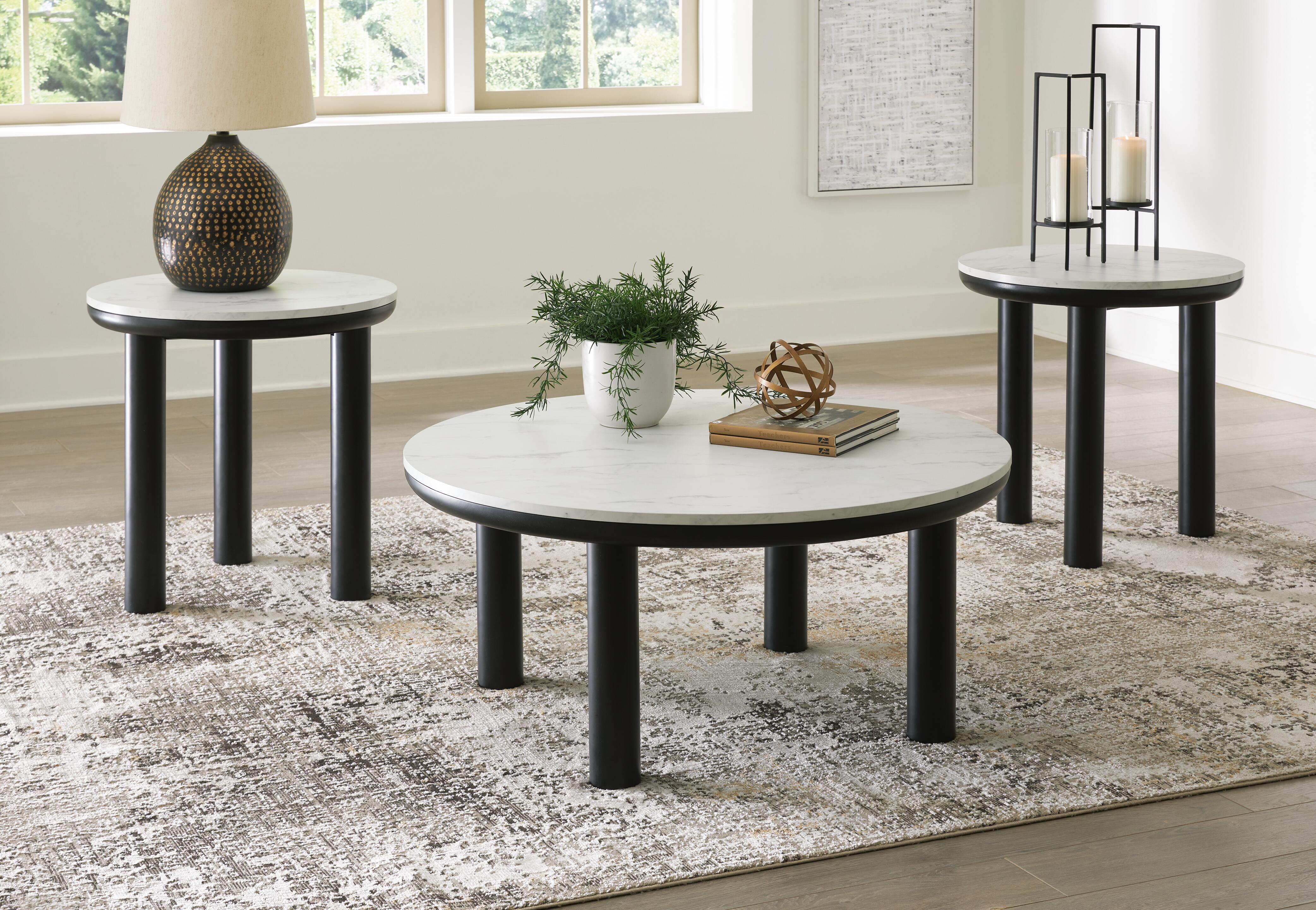 Click here for Xandrum Table (Set of 3)  Black/White prices