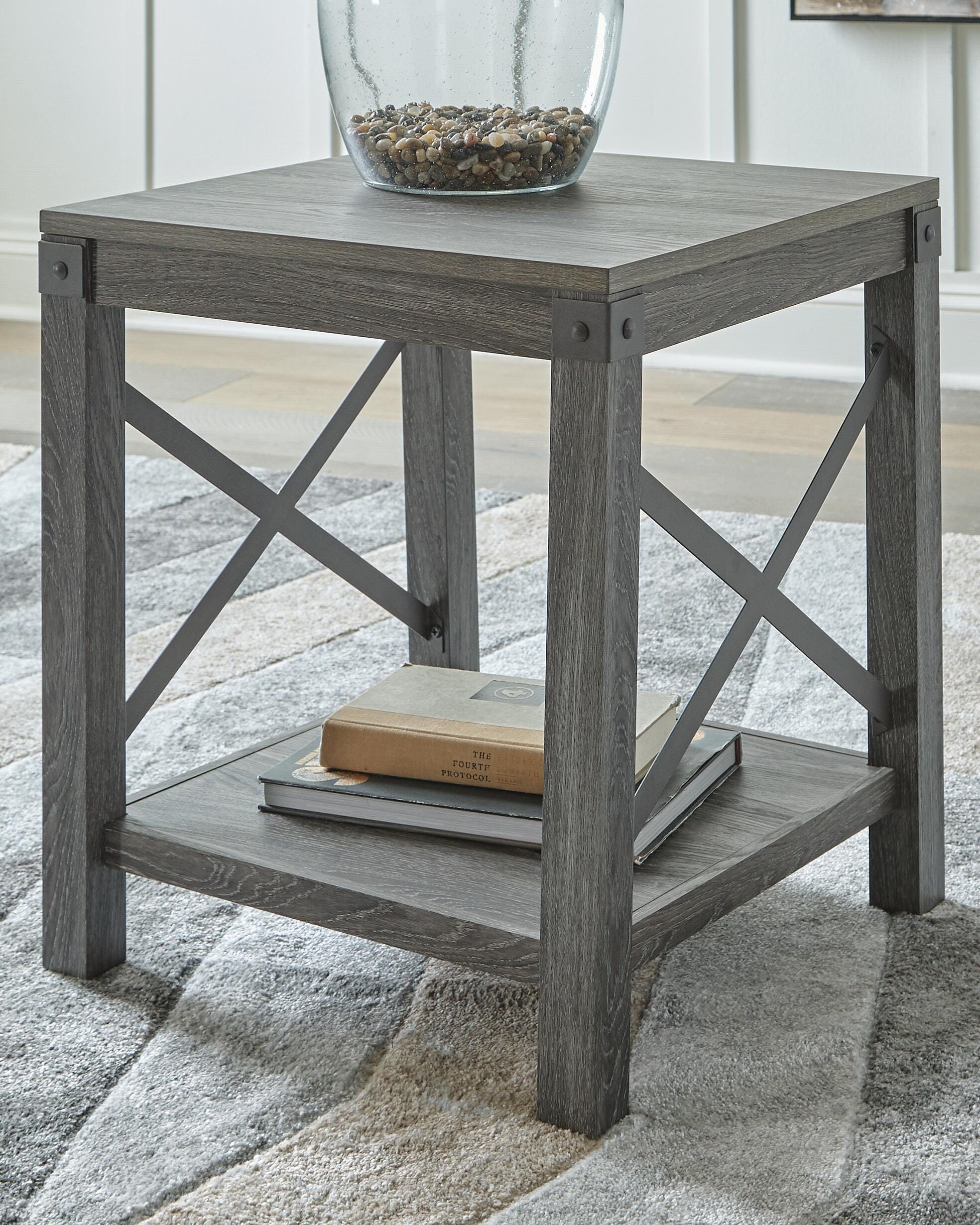 Click here for Freedan End Table  Grayish Brown prices