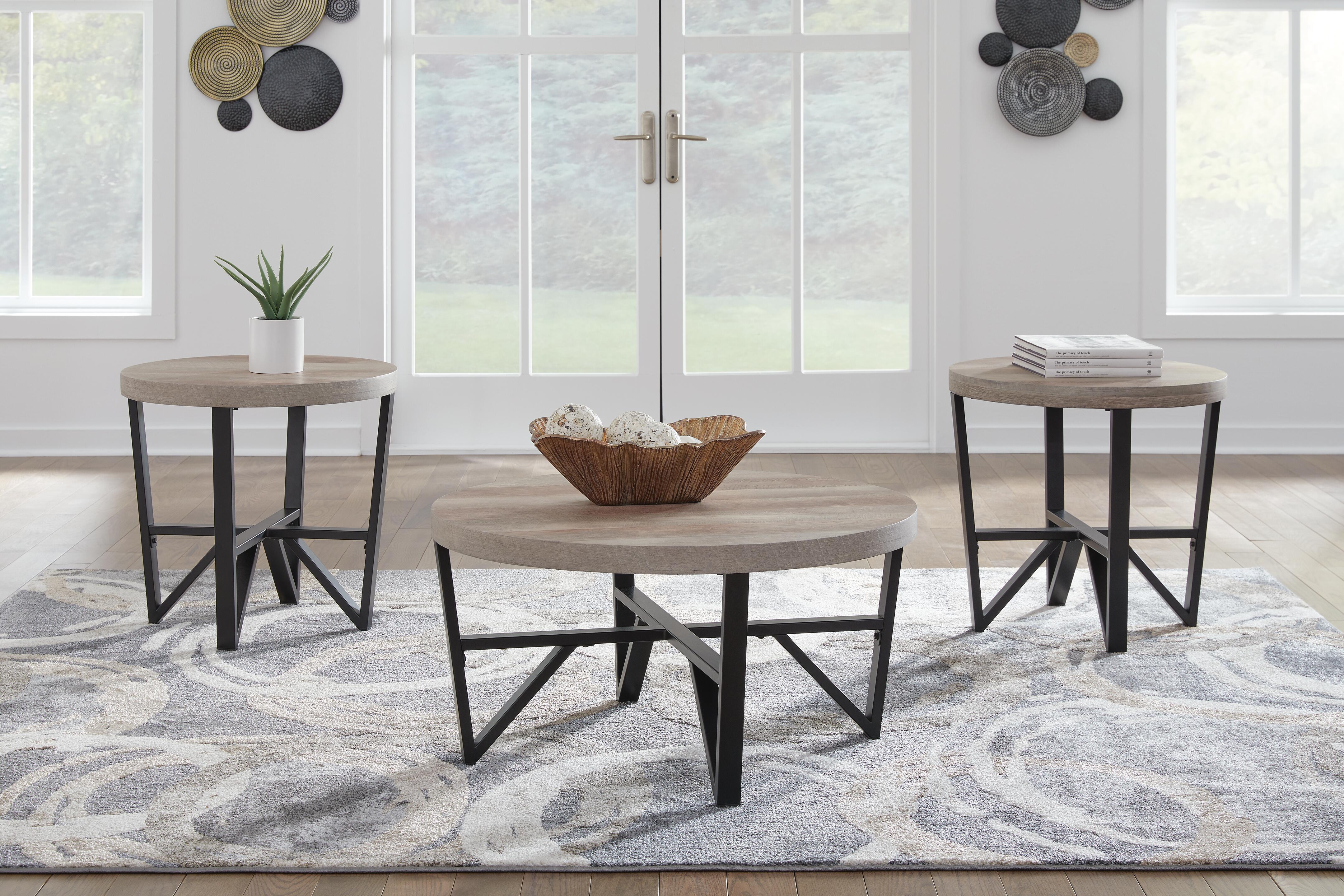 Click here for Deanlee Table (Set of 3)  Grayish Brown/Black prices